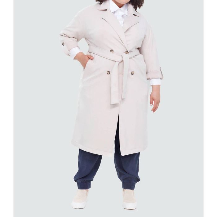 Designer DEX Trench Coat In Ecru 1x | Grailed