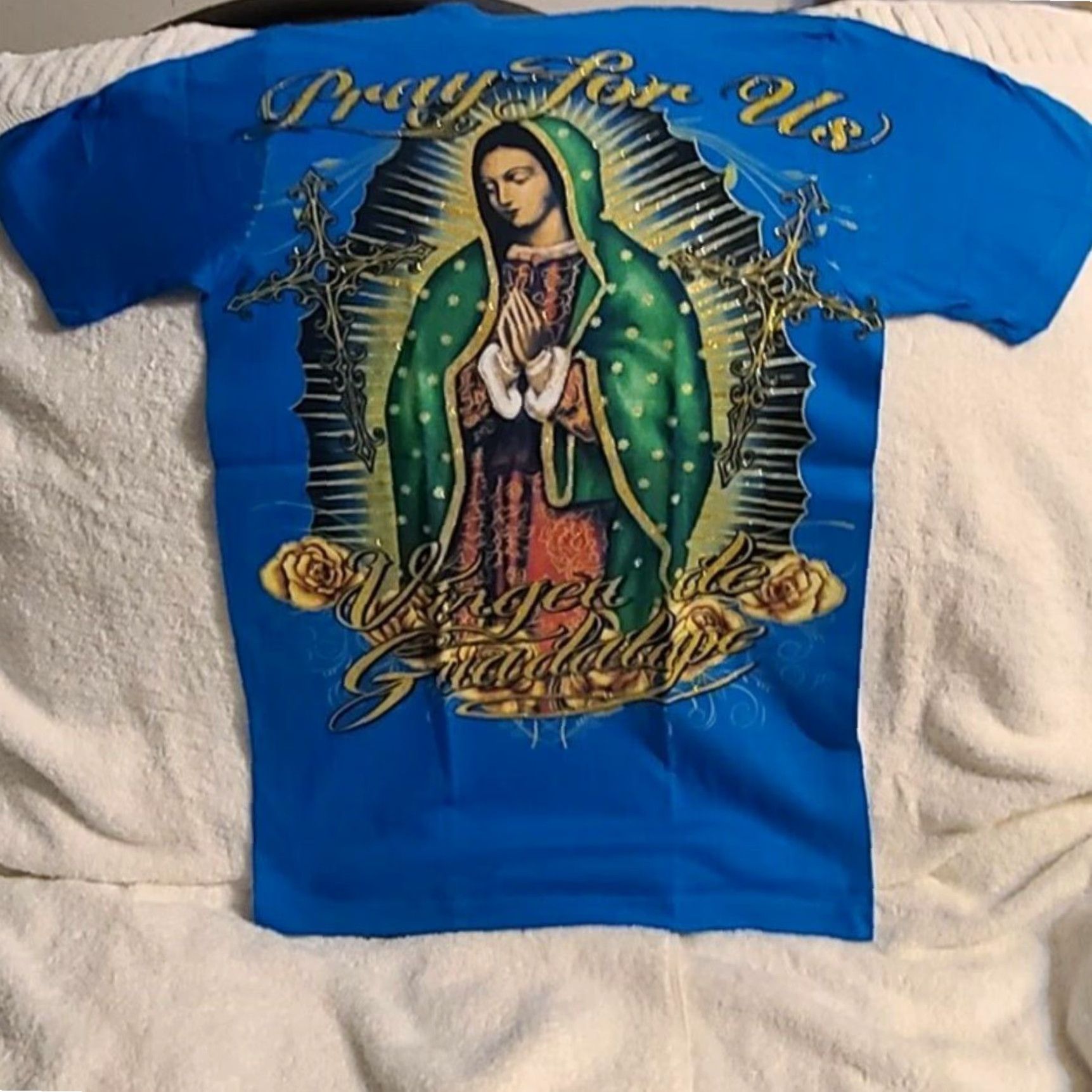 Vintage Religious Symbolism Tees Featuring the Virgen de Guadalupe ...