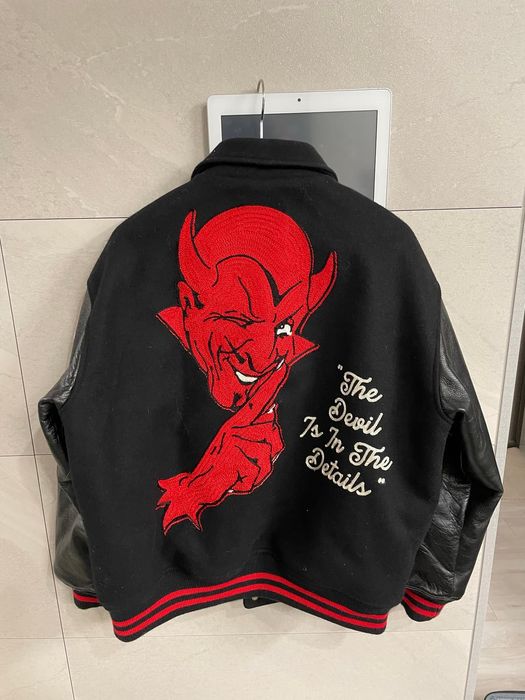 Saint Michael Saint Michael Devil Varsity Jacket | Grailed