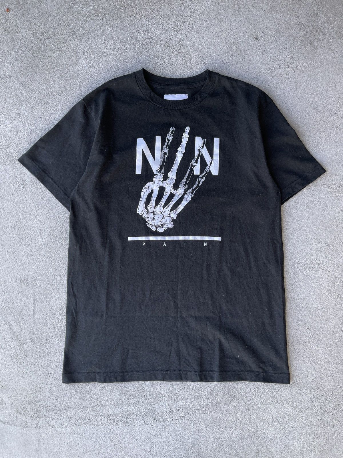 Number (N)ine × STUDIOUS STEAL! 2010s Number (N)Ine 4 Pain Skeleton Tee ...