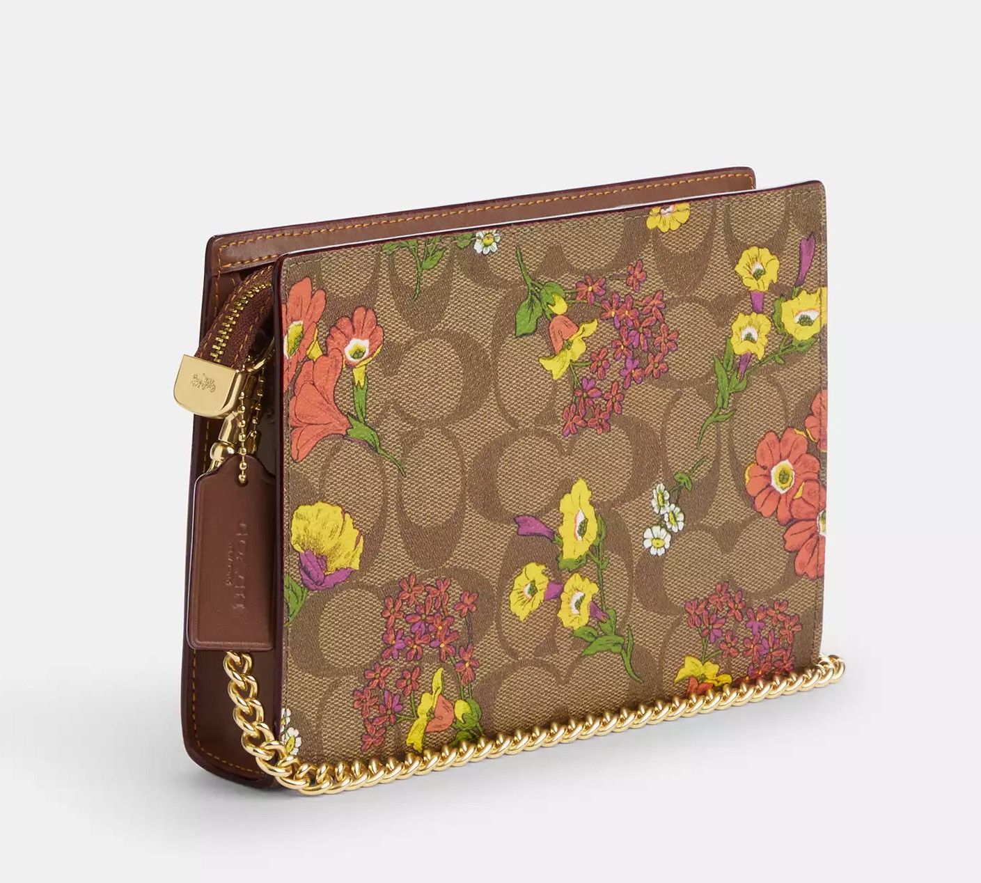 Coach Slim Crossbody In Signature Canvas With Floral Print CR240 | Grailed
