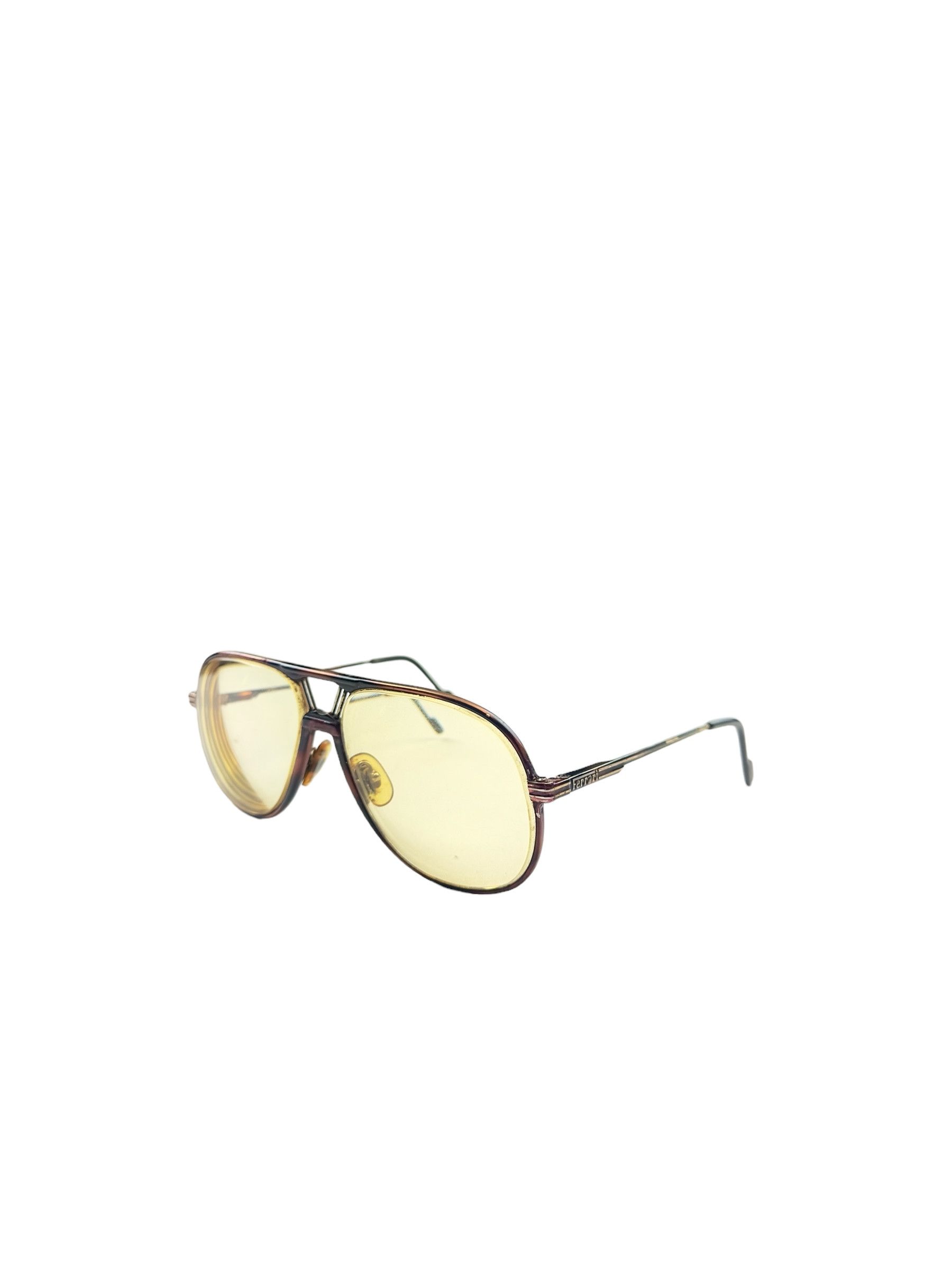Ferrari × Racing × Very Rare Ferrari vintage aviator richman sunglasses ...