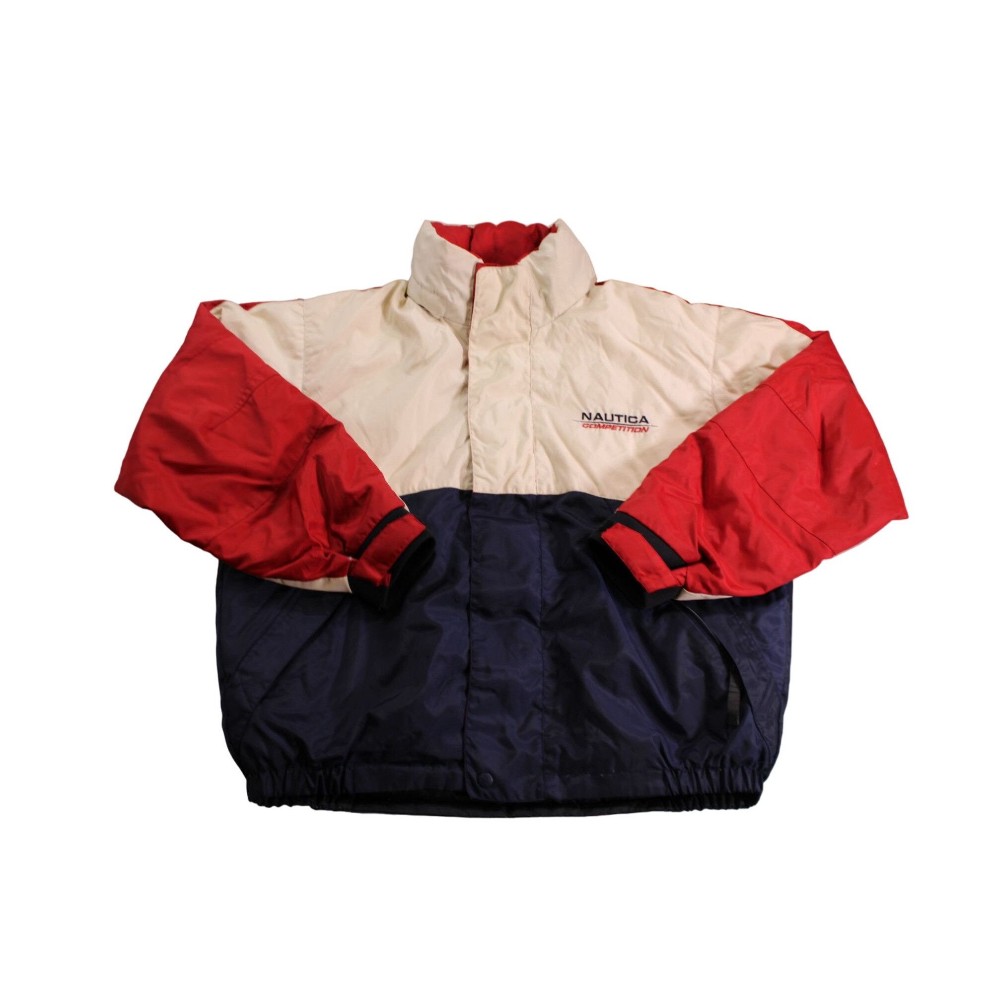Nautica Vintage 90s Nautica Competition Colorblock Puffer Jacket | Grailed