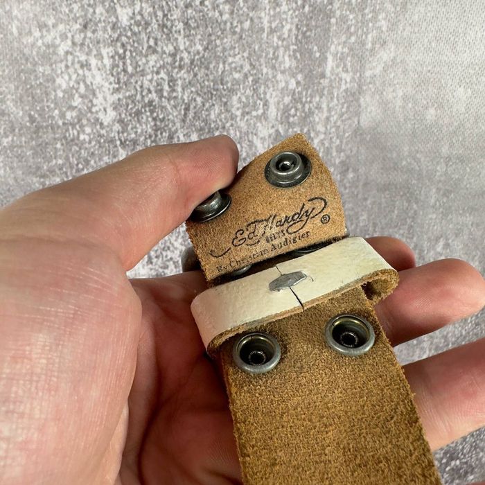 Ed Hardy Ed hardy rare tiger eagle y2k leather belt | Grailed