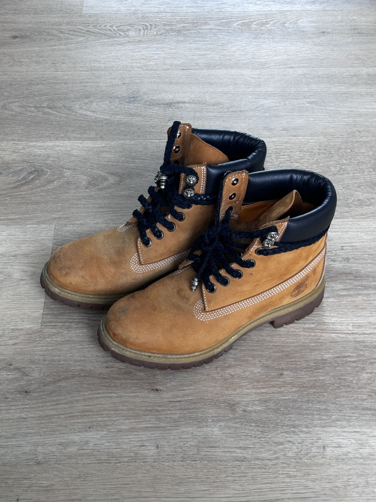 Chrome Hearts × Timberland Lil Yachty signed Chrome Timbs | Grailed