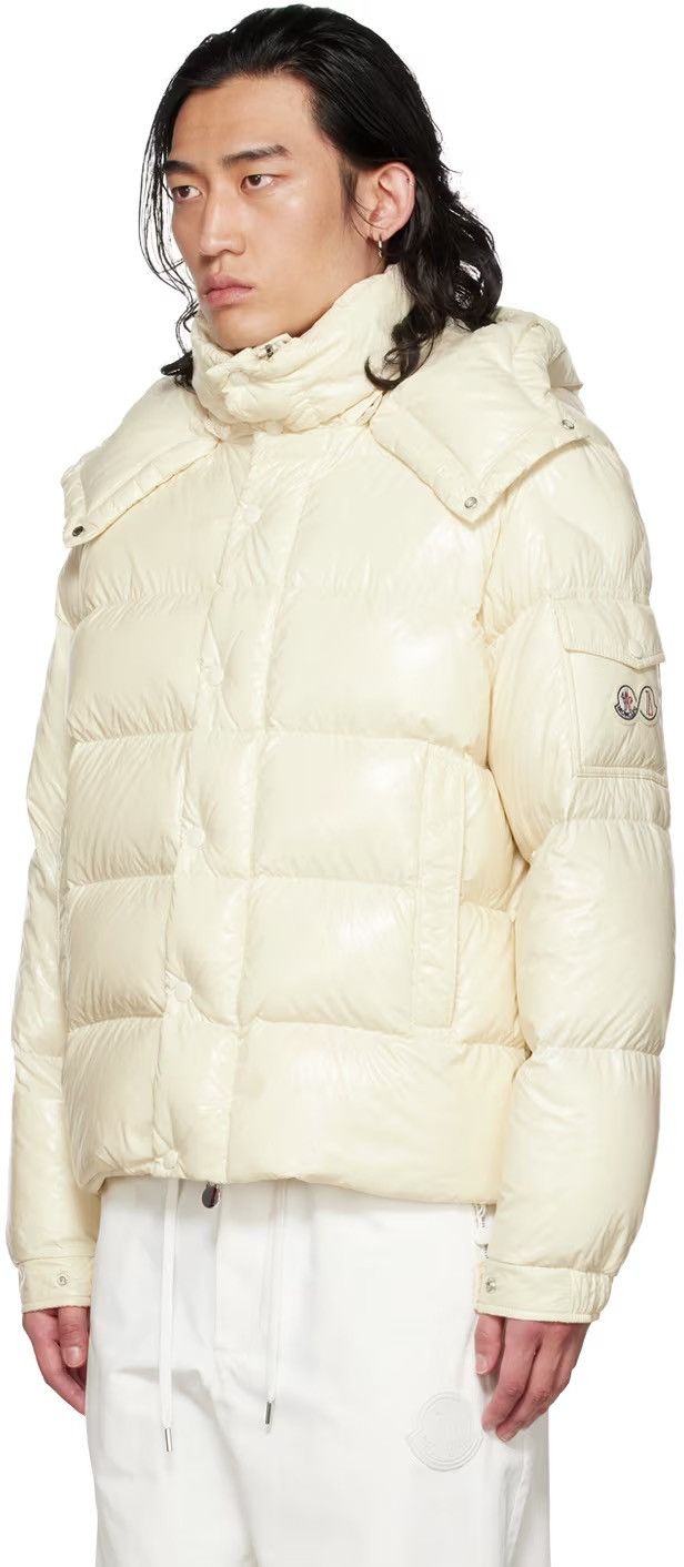 Moncler MONCLER cream Moncler Maya 70th anniversary Down Jacket | Grailed
