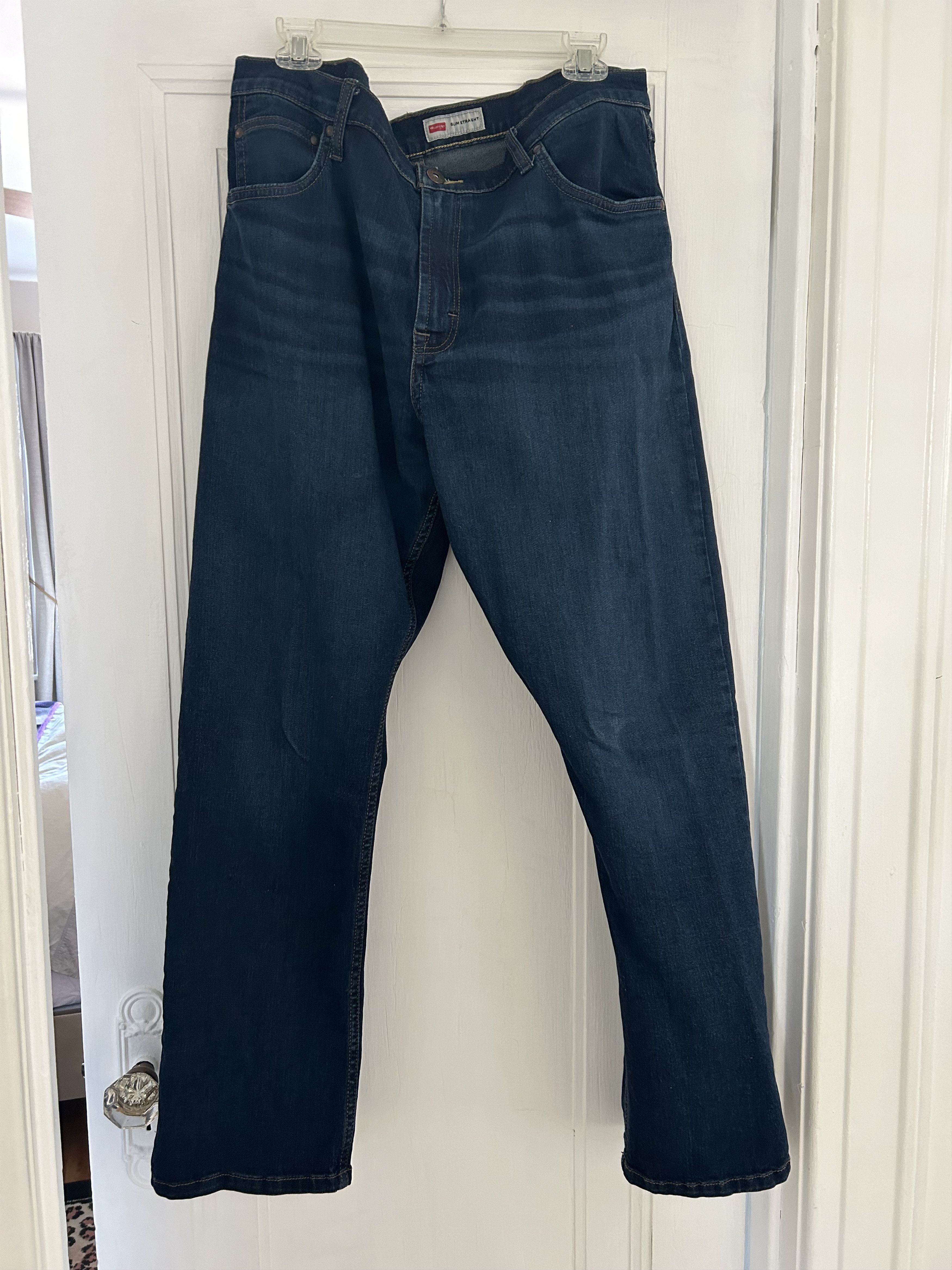 Streetwear × Wrangler Wrangler 38W 30L Slim Straight Jeans Cotton ...