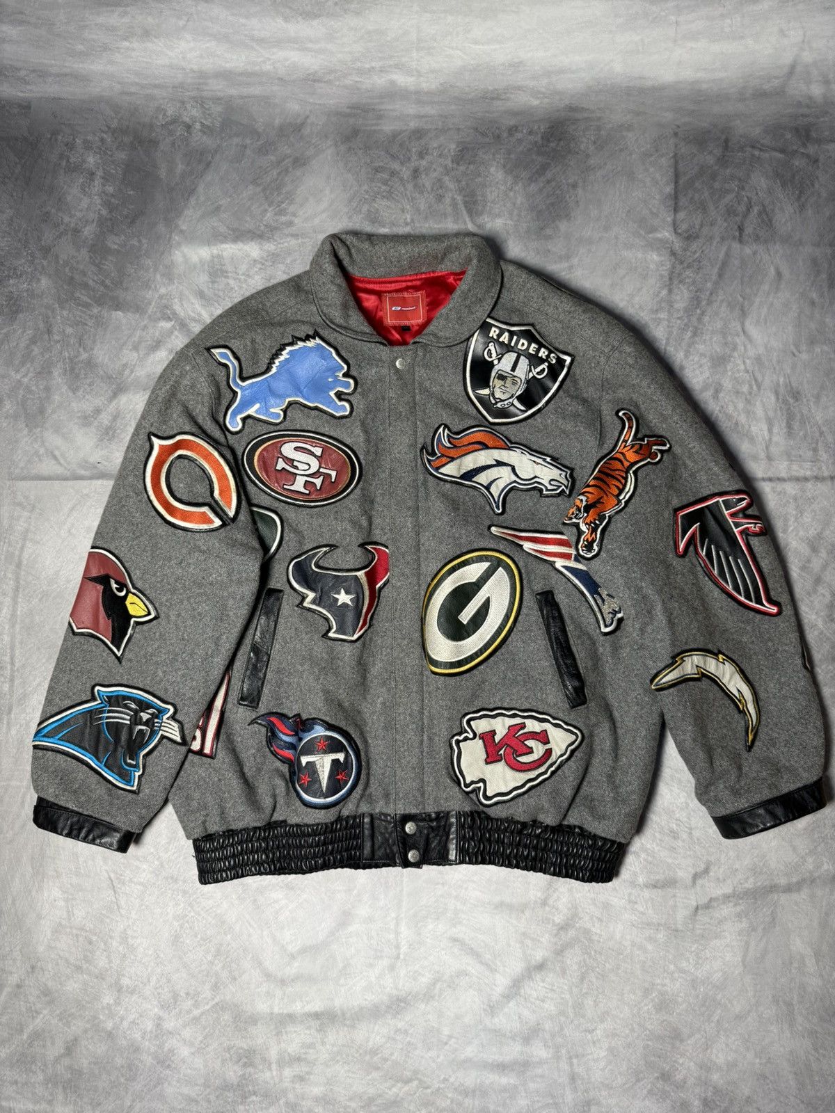 Jeff Hamilton × NFL × Reebok Jeff Hamilton x Reebok NFL, jacket. 1990s ...