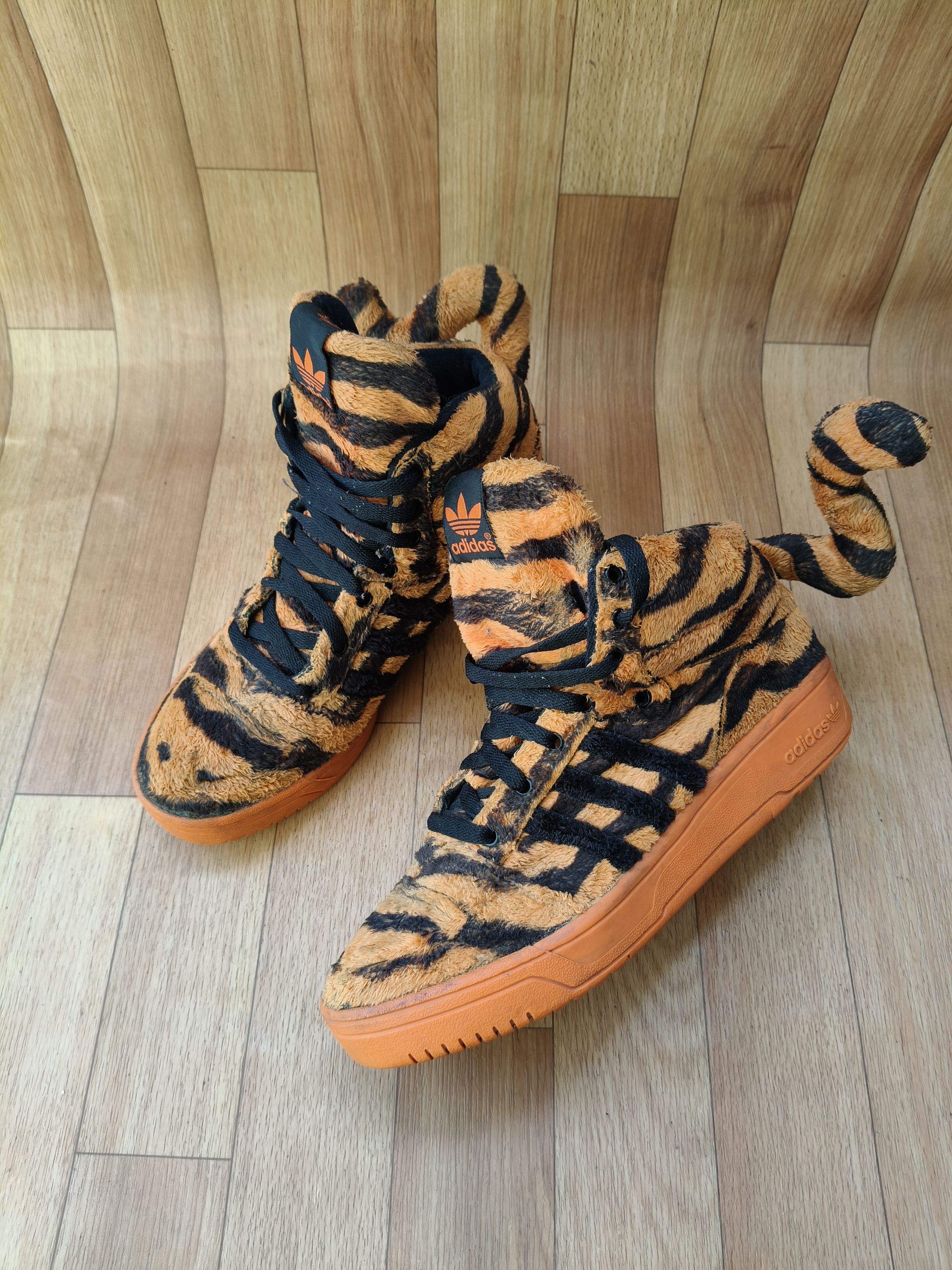 Adidas × Jeremy Scott Jeremy Scott leopard sneakers | Grailed