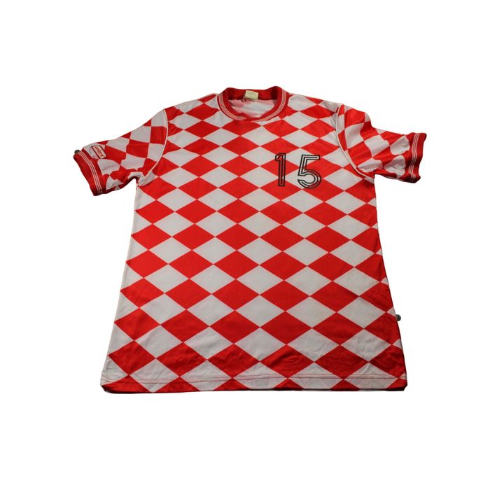 Vintage Vintage Umbro #15 Harlequin Pattern T-shirt | Grailed