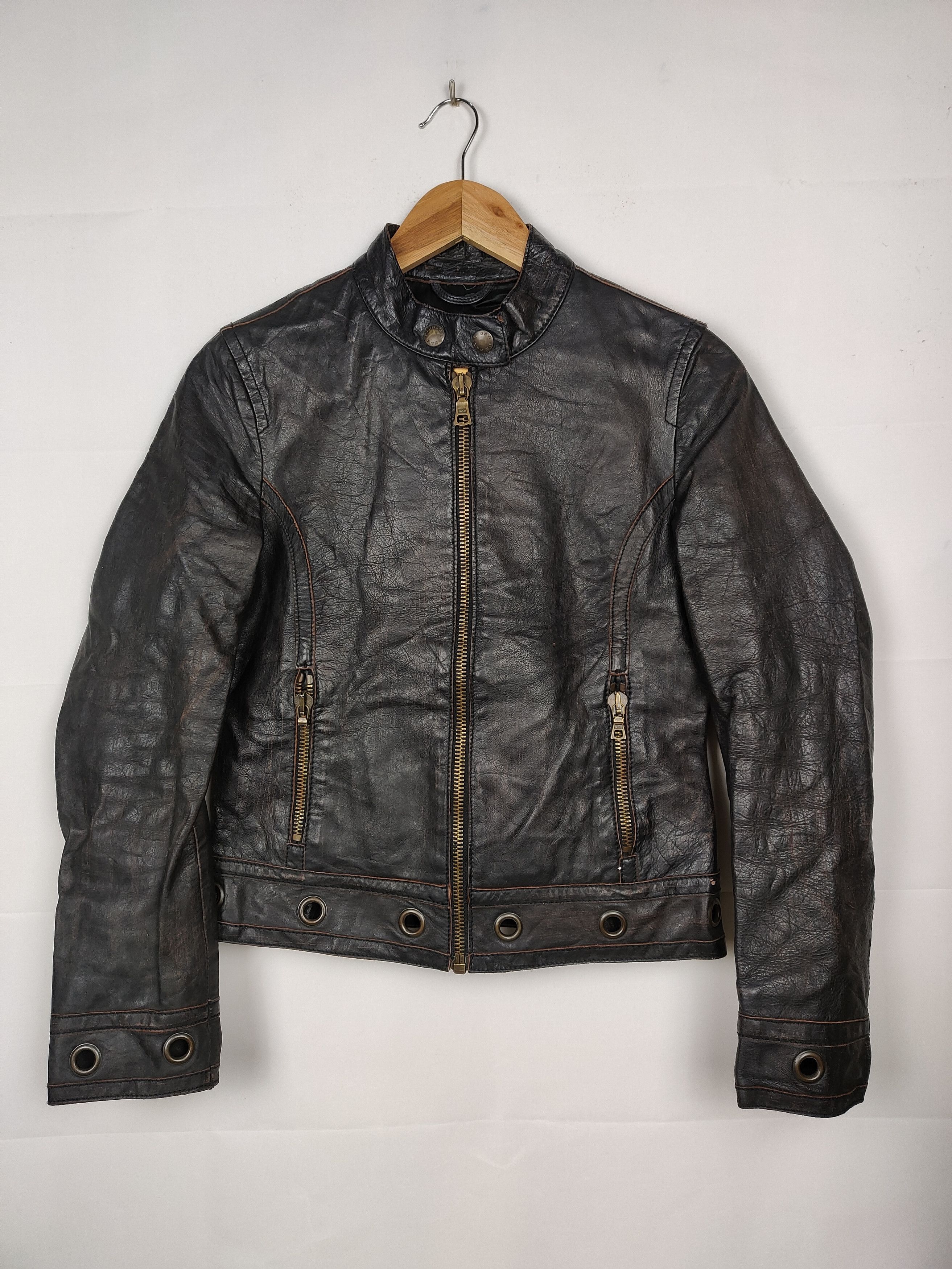 Leather Jacket Gas Caferacer Leather Jacket | Grailed