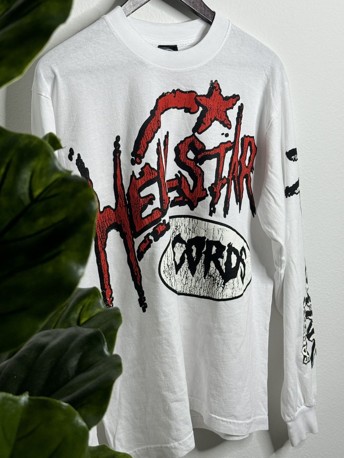 HELLSTAR Hellstar Studios Records Long Sleeve White | Grailed