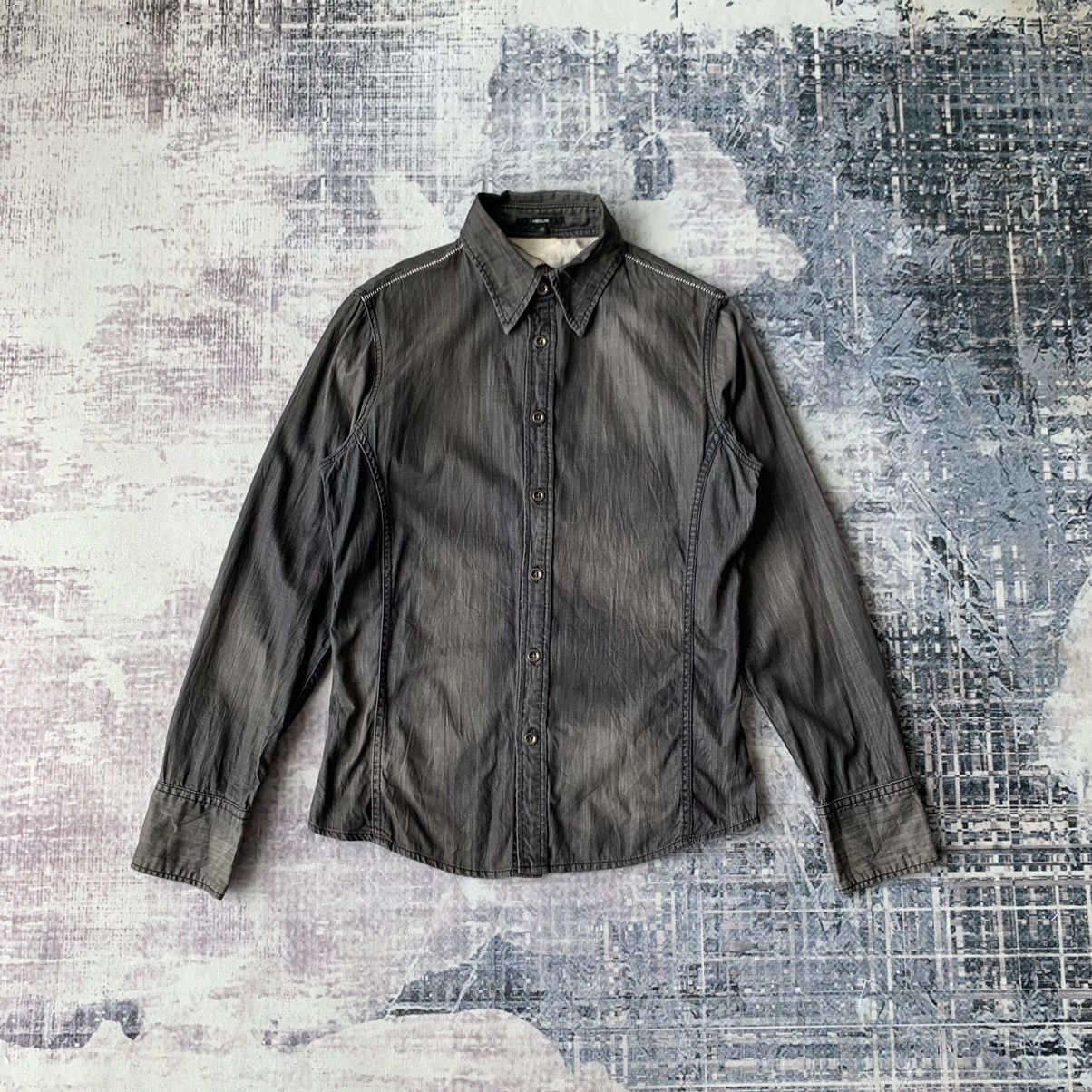 Shellac Shellac Scar Stitch Button Ups Carol Christian Poell Style ...