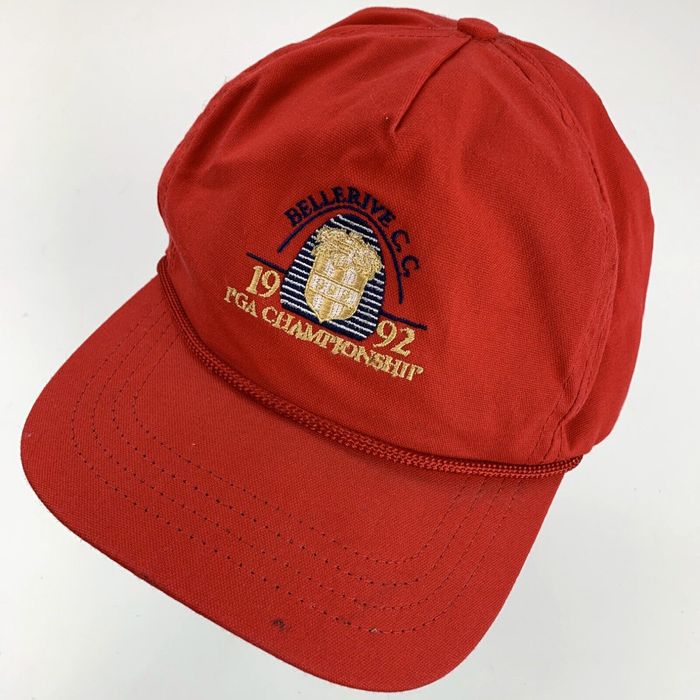 Vintage Bellerive Country Club 1992 Ball Cap Hat Adjustable Baseball ...