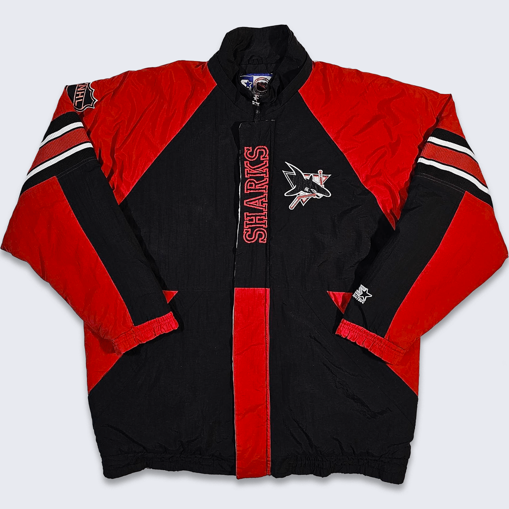 Vintage San Jose Sharks Vintage 90s Starter Parka Jacket | Grailed