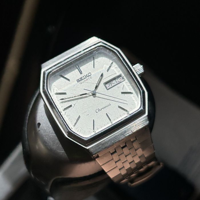 Vintage Vintage Seiko Chronos Quartz Square Men | Grailed