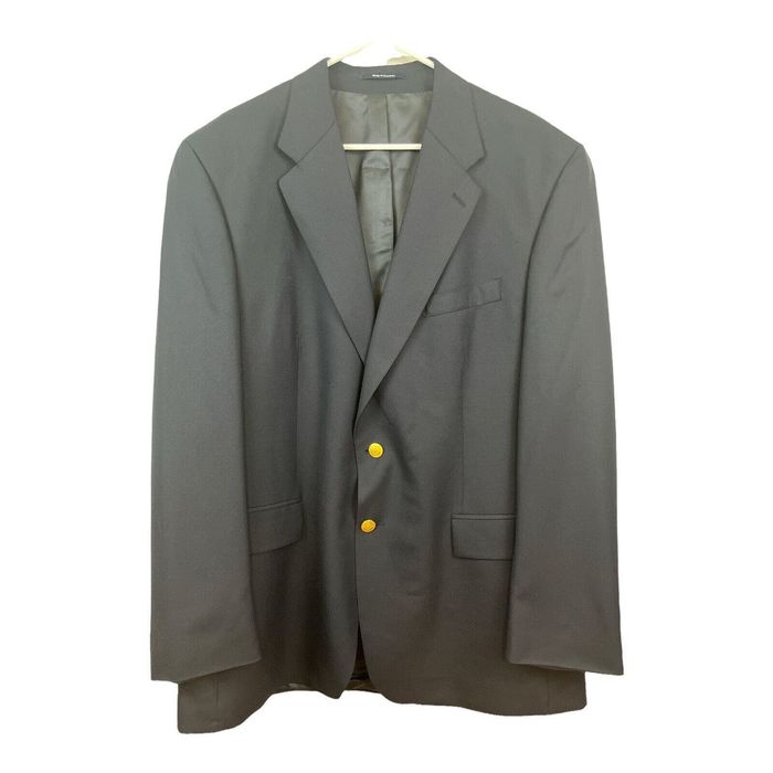 Chaps Chaps Ralph Lauren Gold Buttons Navy Wool Sport Blazer 46L | Grailed