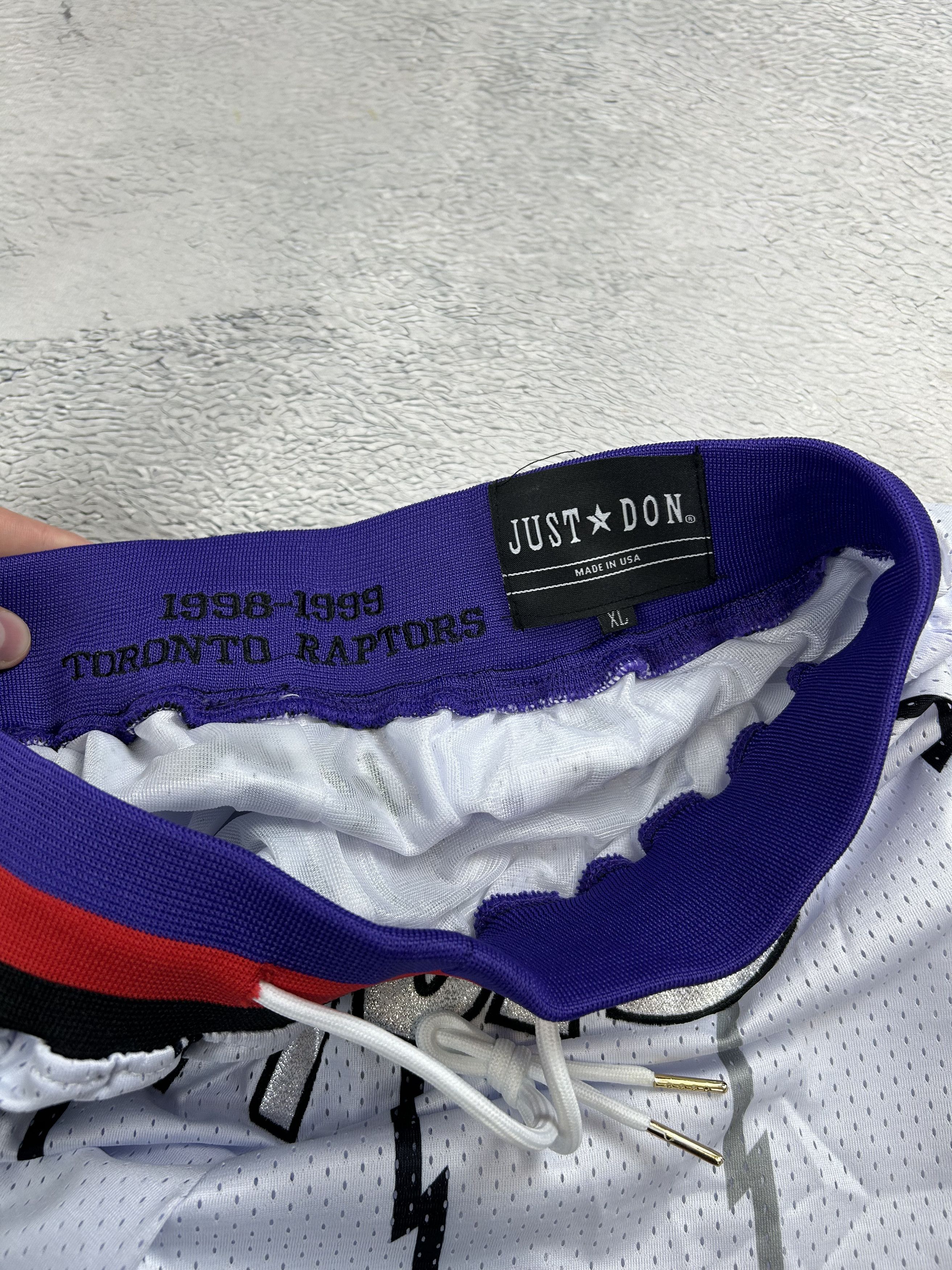 Vintage Vintage NBA Just Don shorts Raptors nylon baggy Parachute | Grailed