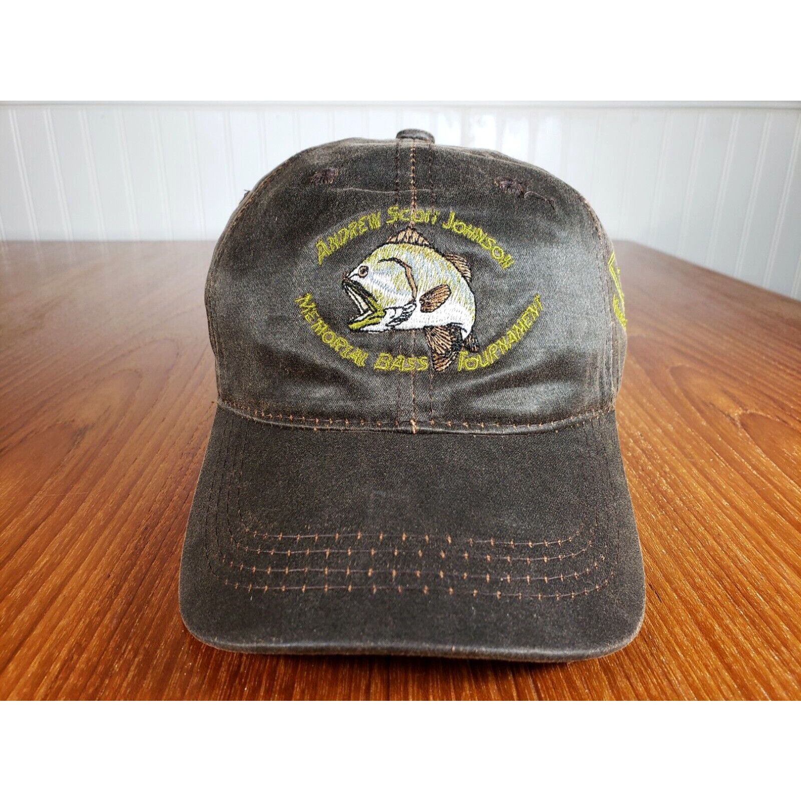 Vintage Memorial Bass Fishing Tournament platinum series outdoor cap ...