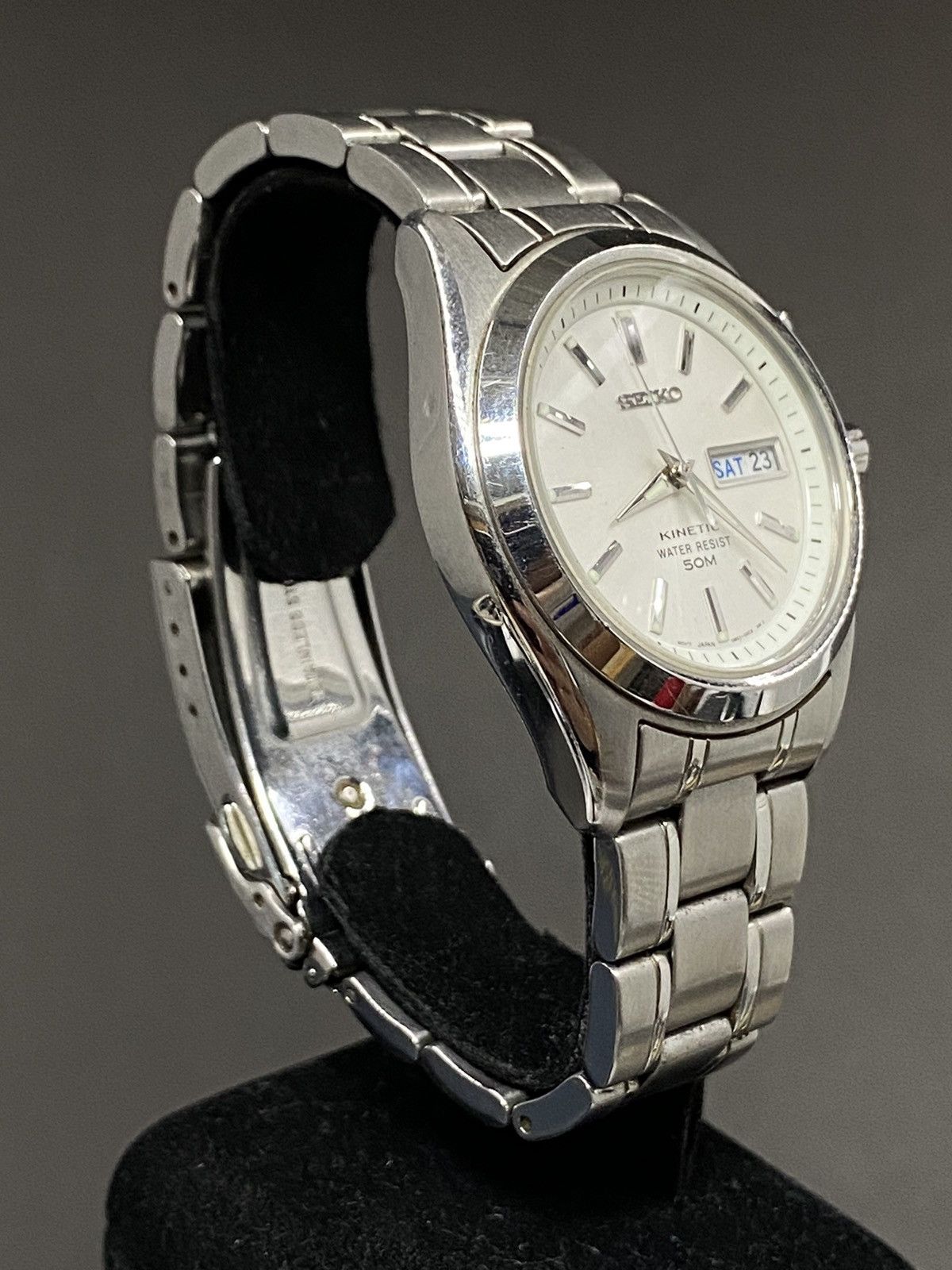 Seiko × Vintage × Watches Seiko Kinetic 5M63-0B90 Water Resist 50 ...