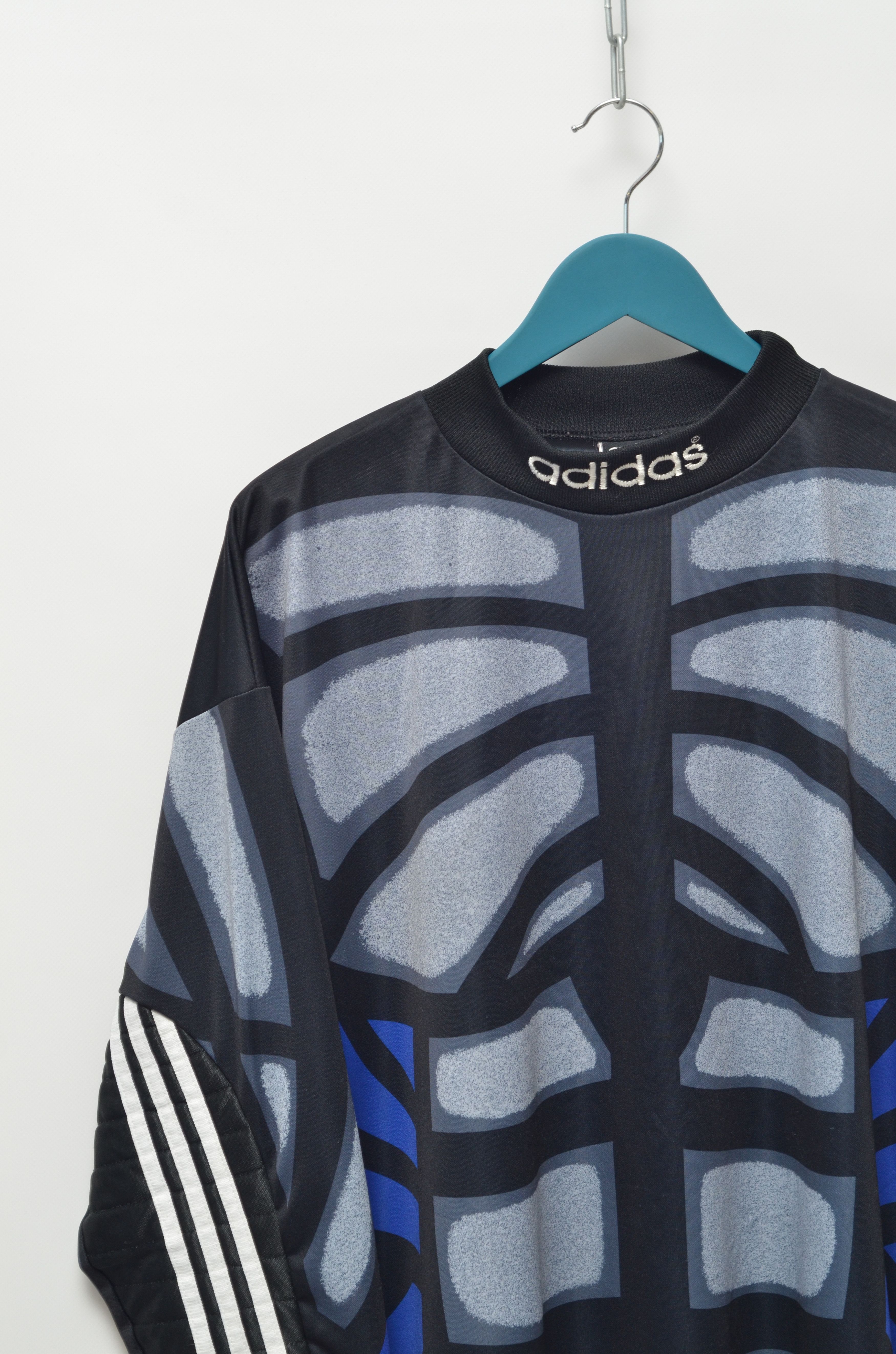 Adidas Adidas Vintage Rare Skeleton Goalkeeper Jersey Made in U.K ...