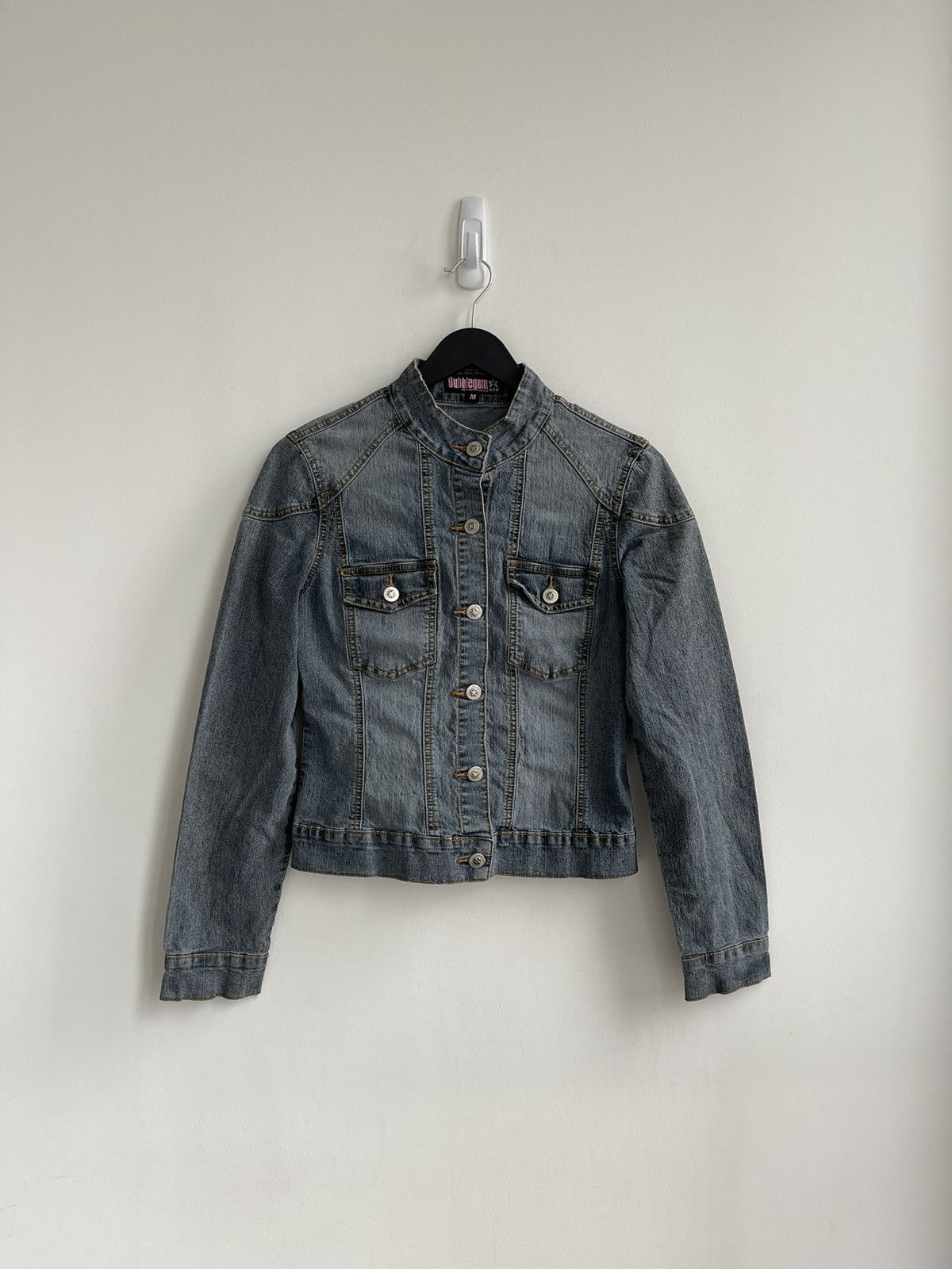 Denim Jacket × Streetwear × Vintage VINTAGE Y2K CROPPED DENIM JACKET ...