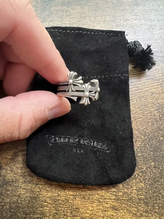 Chrome Hearts Chrome Hearts Triple Cross Ring | Grailed