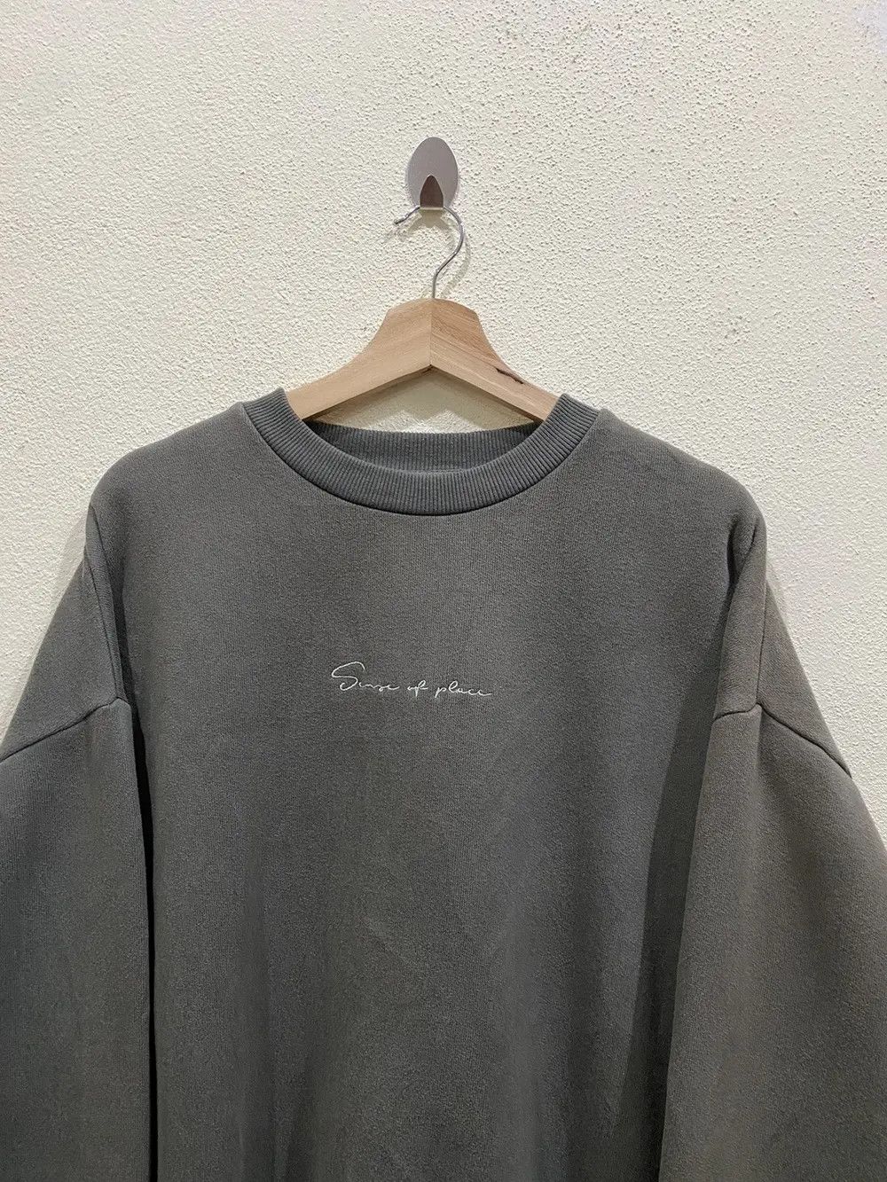 Japanese Brand Sense Of Place Plain Sweatshirt | Grailed