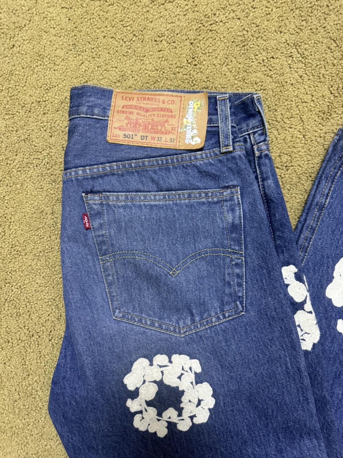 DENIM TEARS × Levi's Denim Tears chain stitched | Grailed