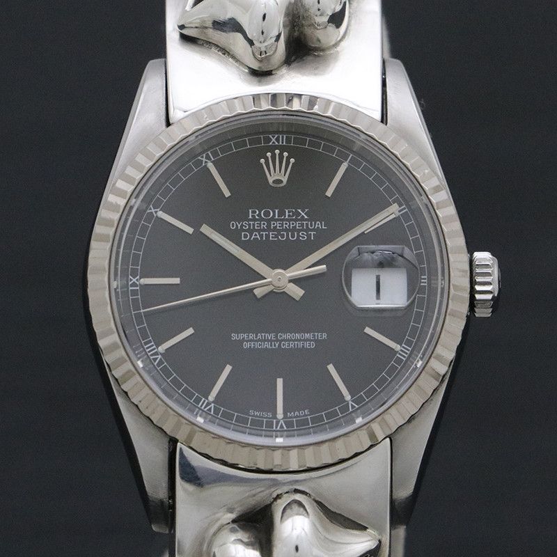 Rolex Chrome Hearts L&T x Rolex Oyster Perpetual Datejust | Grailed