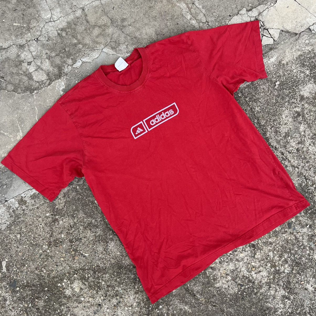 Adidas 90’s Vintage Adidas Monogram Logo T-Shirt | Grailed