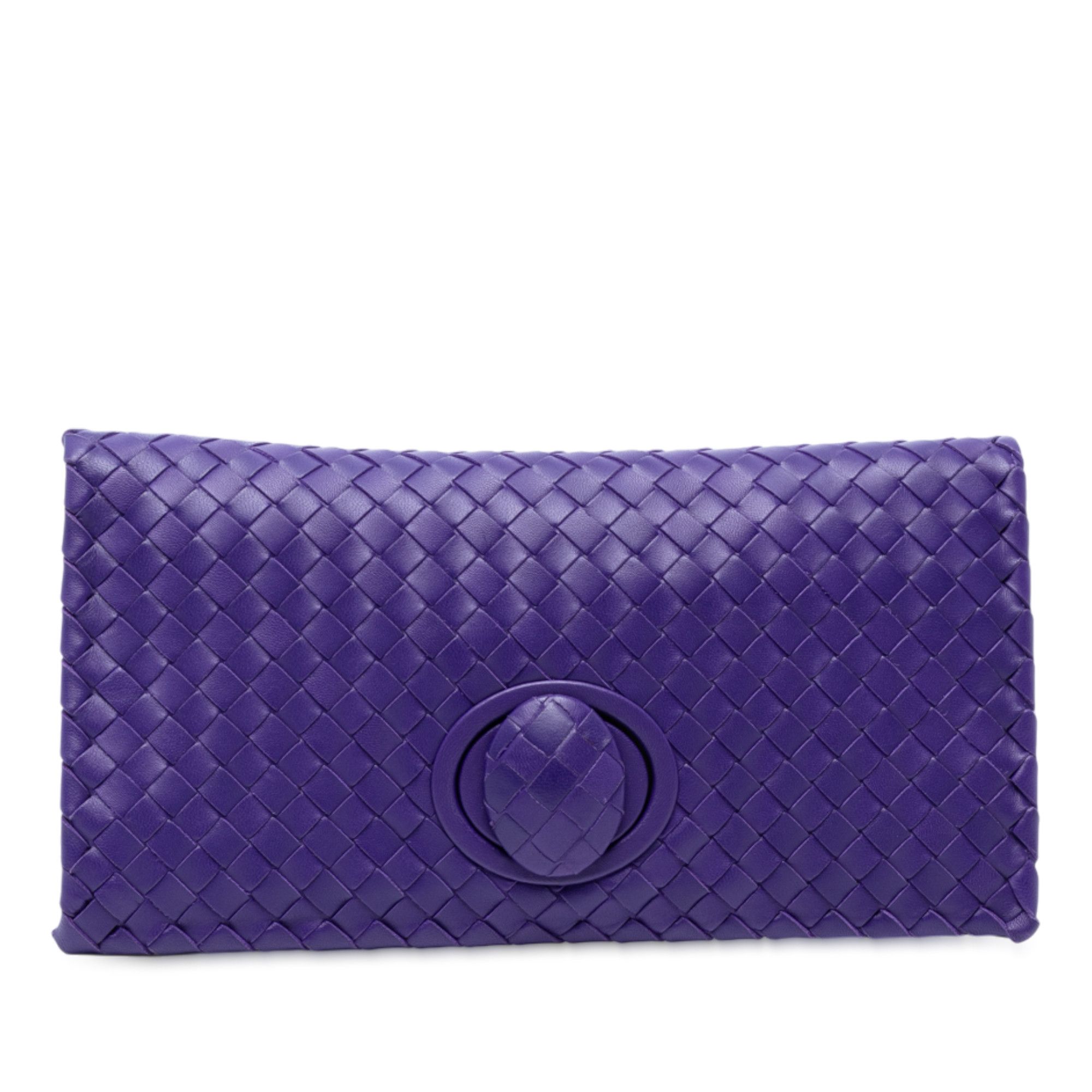 Bottega Veneta Bottega Veneta Nappa Intrecciato Turn Lock Clutch | Grailed