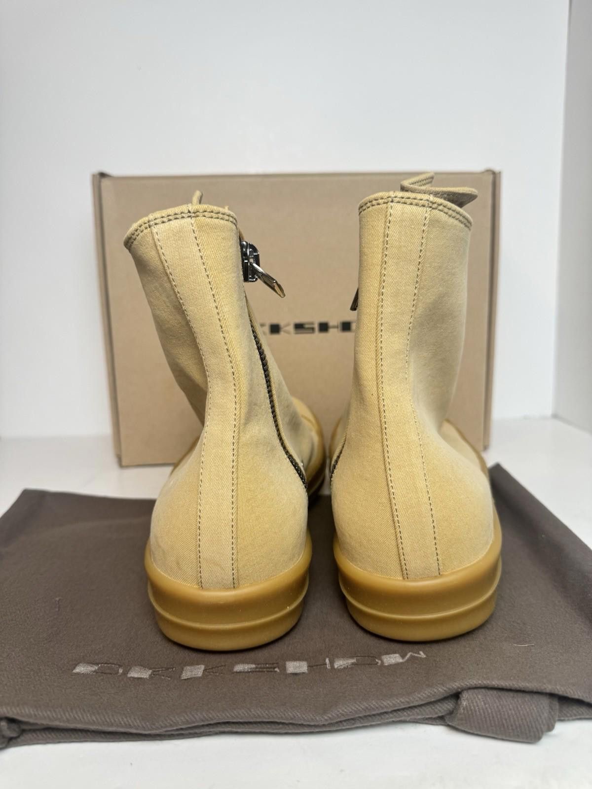Rick Owens Rick Owens DRKSHDW Ramones Mustard High Top Sneakers Size 42 ...