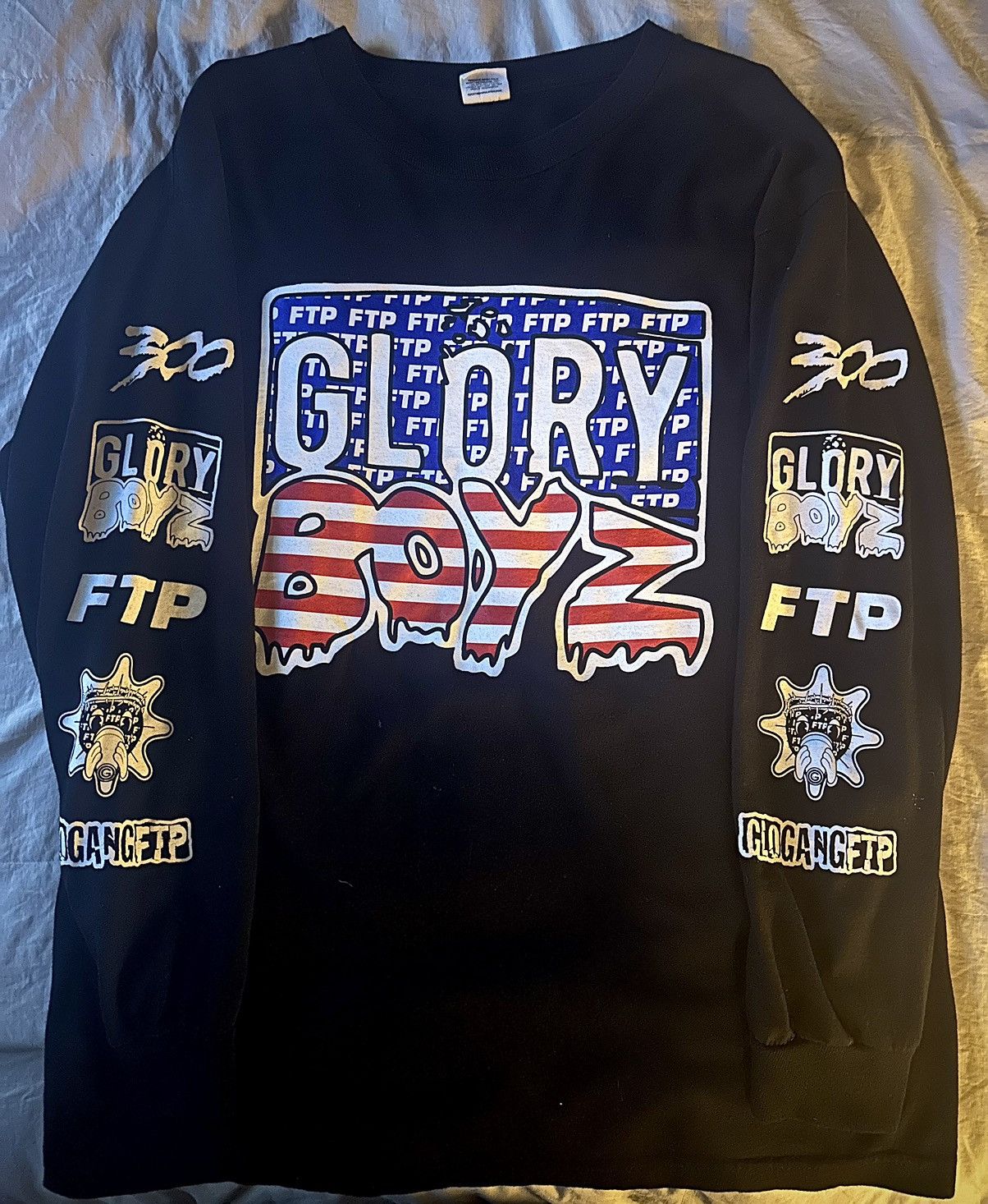 Glo Gang FTP x Glory Boyz x Glo-Gang LS Tee (worn once) | Grailed