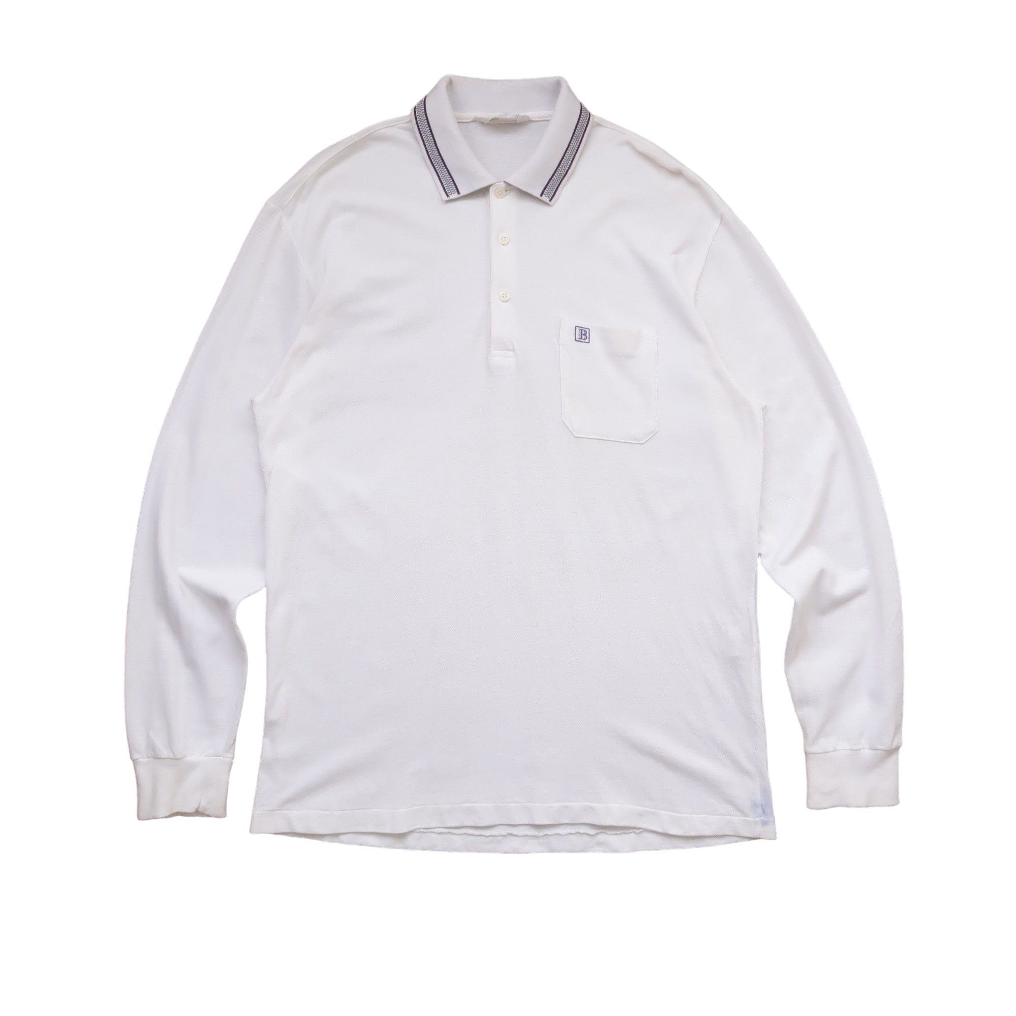 Balmain × Luxury × Pierre Balmain Vintage Balmain Paris White Polo ...