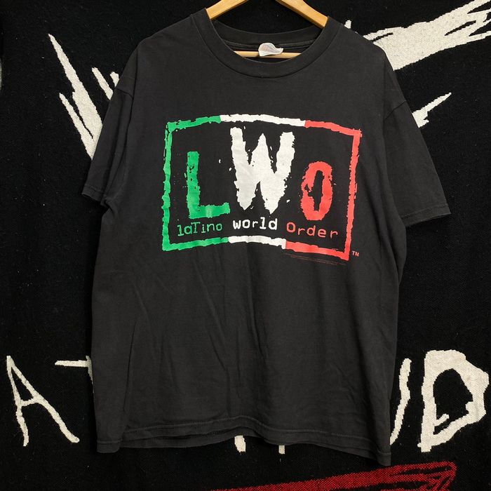 Vintage LWO Latino World Order Vintage 90s Eddie Guerrero WCW Shirt ...