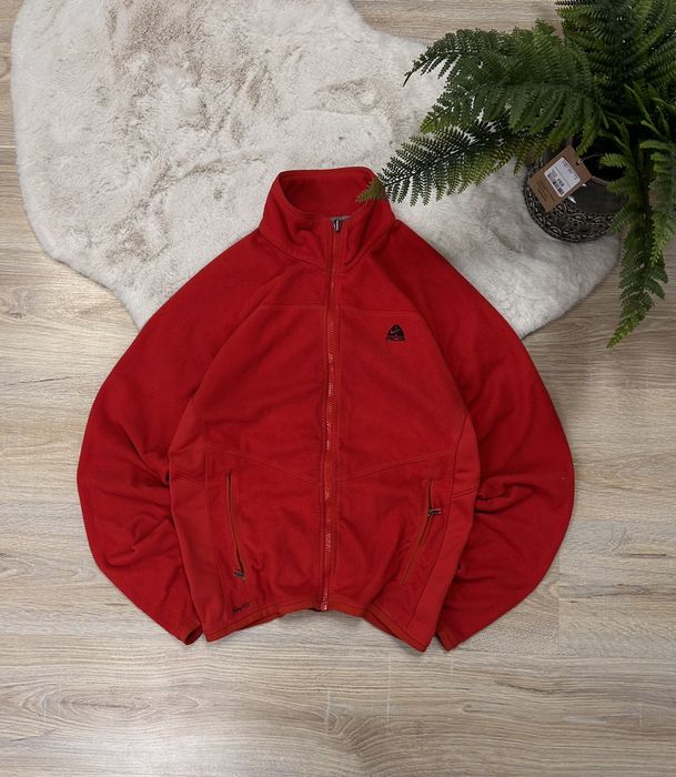 Nike 00s Vintage Nike Acg Retro Fleece Track Jacket Rare | Grailed