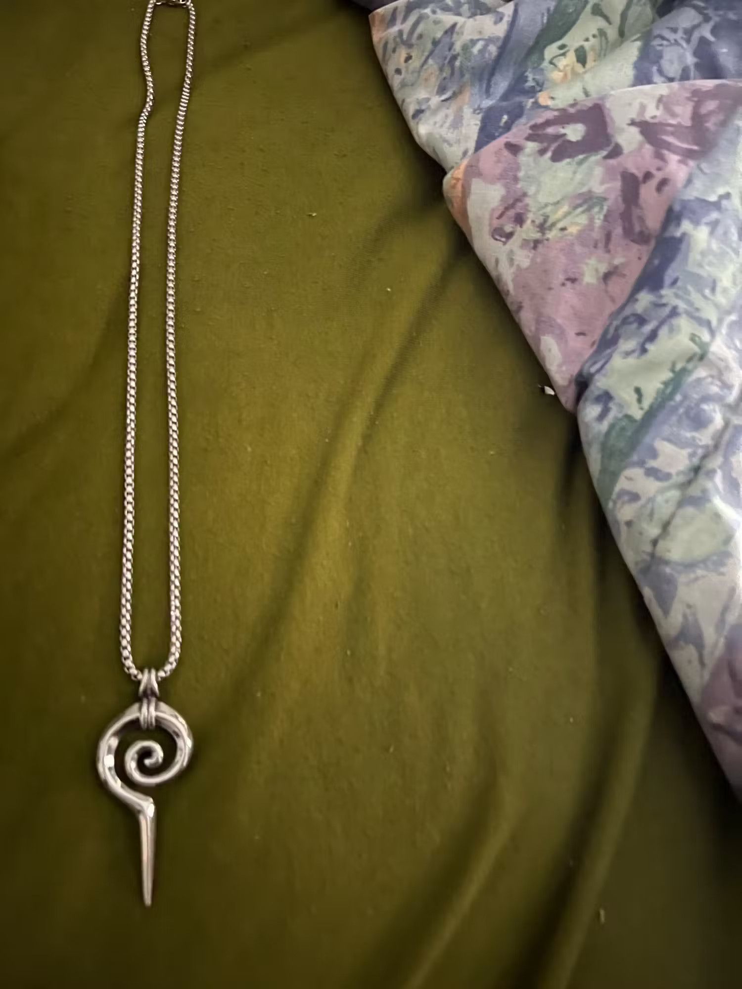 Streetwear Vintage Mayan Totem Snake Scepter Pendant Necklace | Grailed
