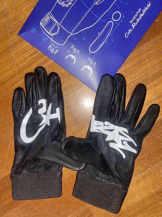 Corteiz Corteiz Leather Gloves black | Grailed