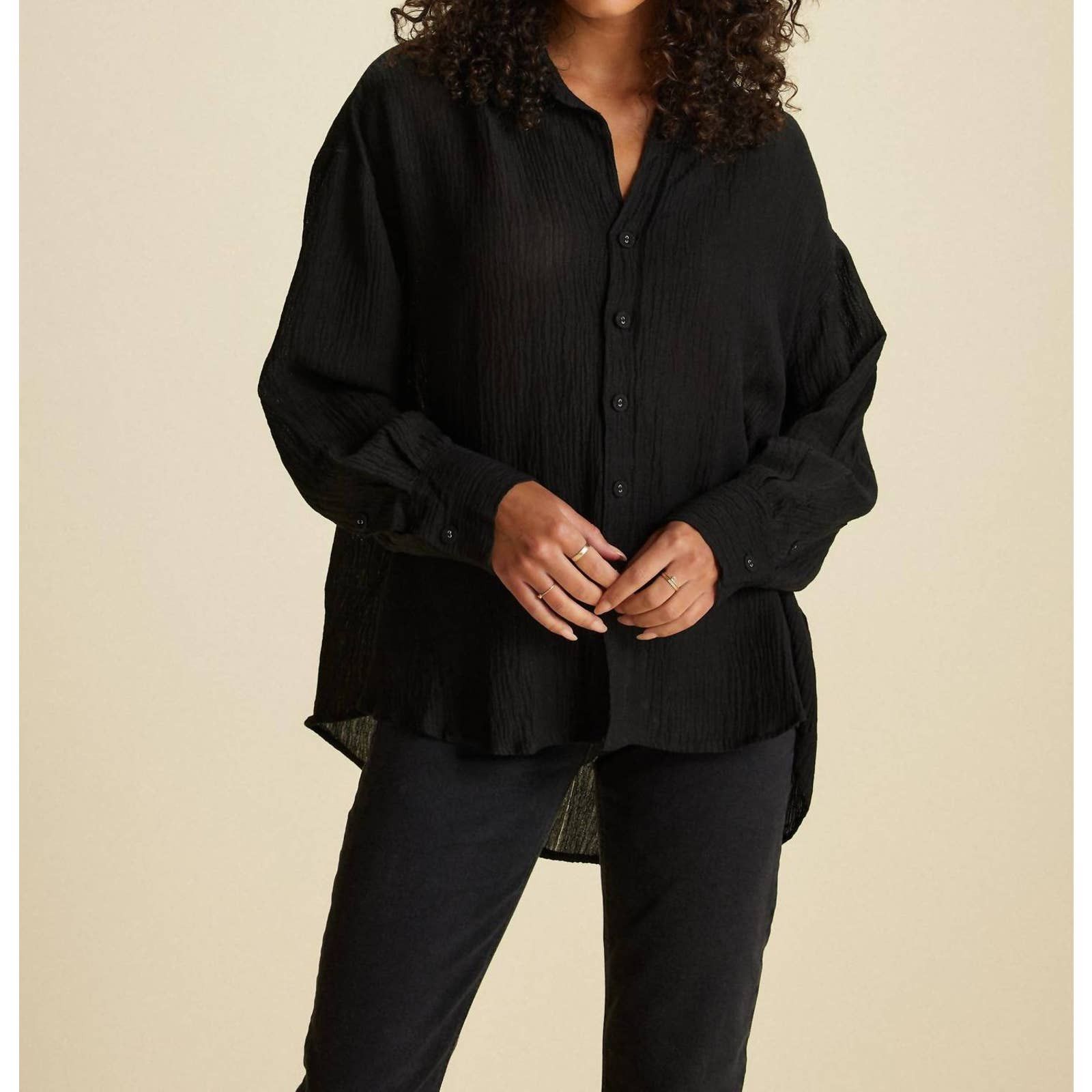 Faithfull The Brand Solar Shirt In Black | Grailed