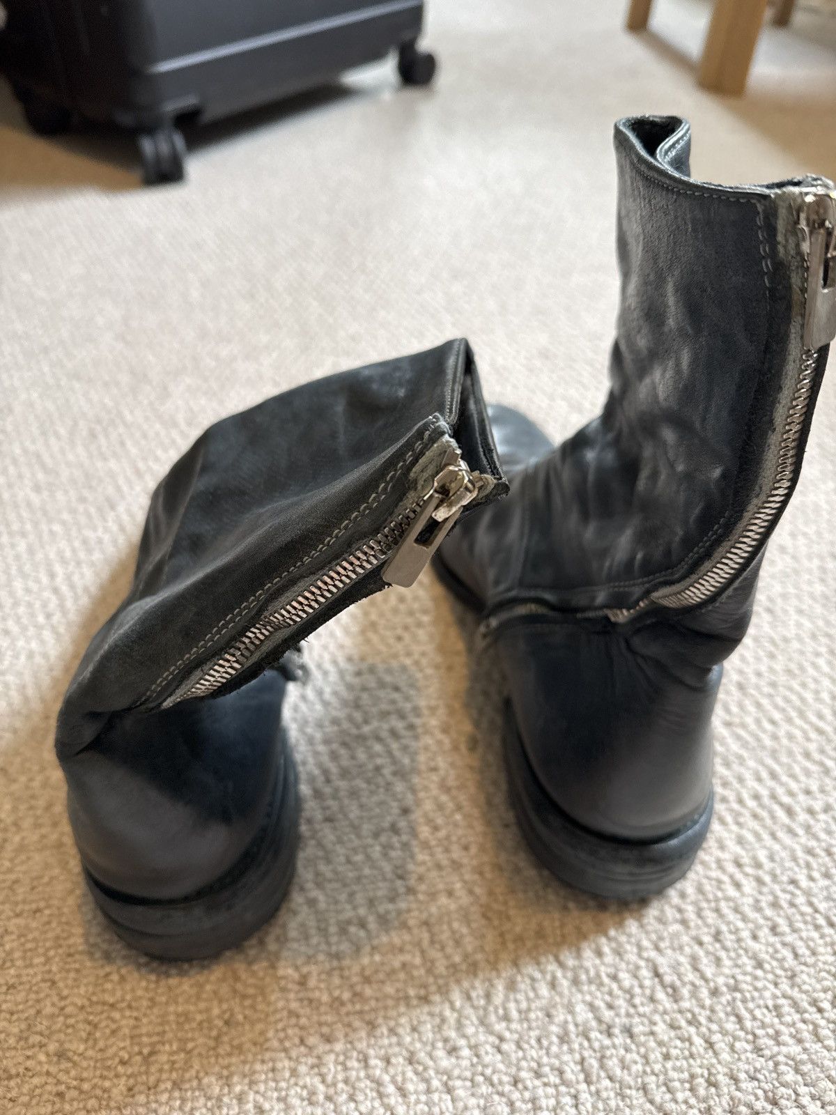 Carol Christian Poell Petrol Tornado Boots CCP7 | Grailed
