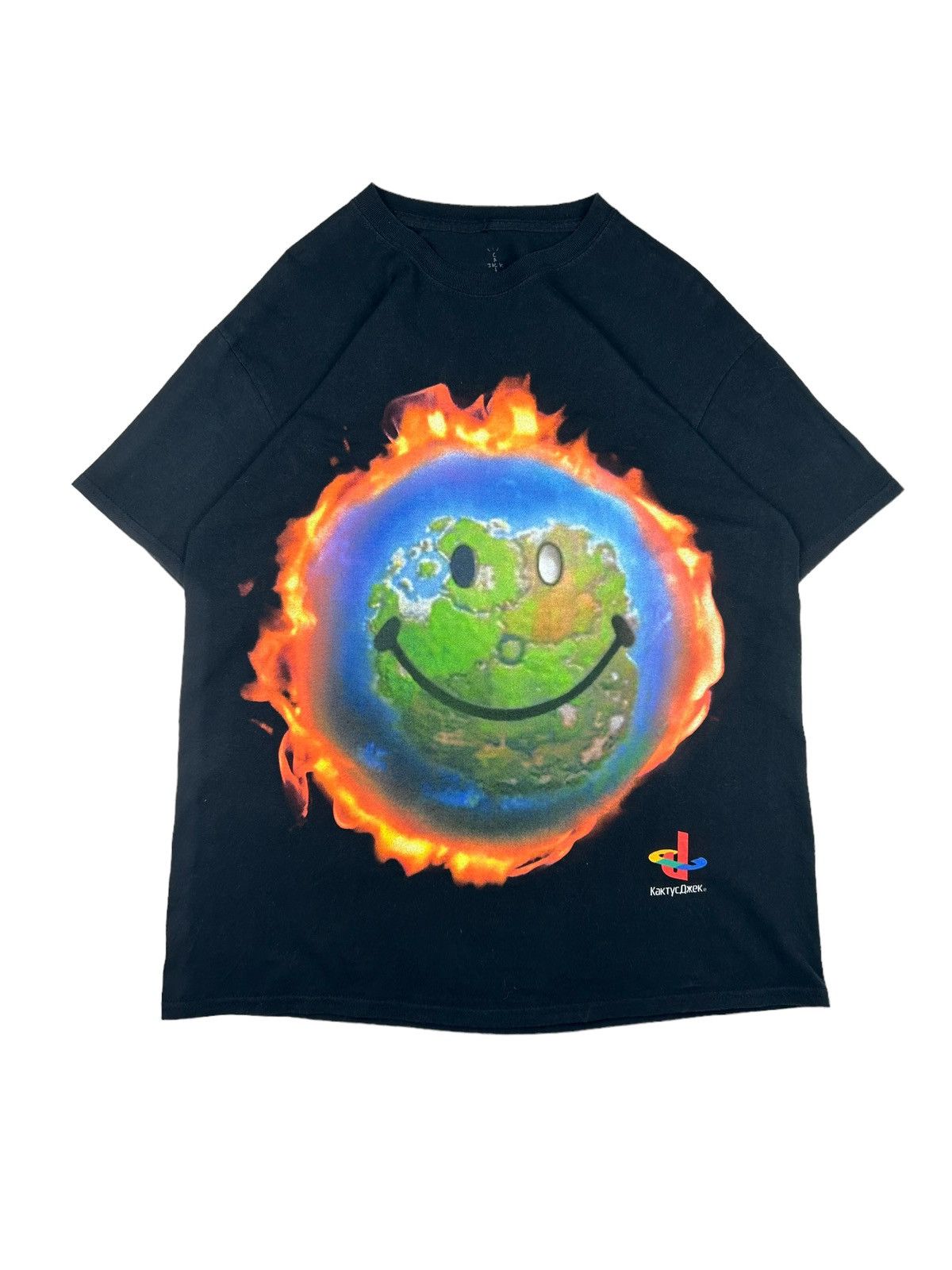 Travis Scott Travis Scott x Cactus Jack the Scott smilling Burning ...