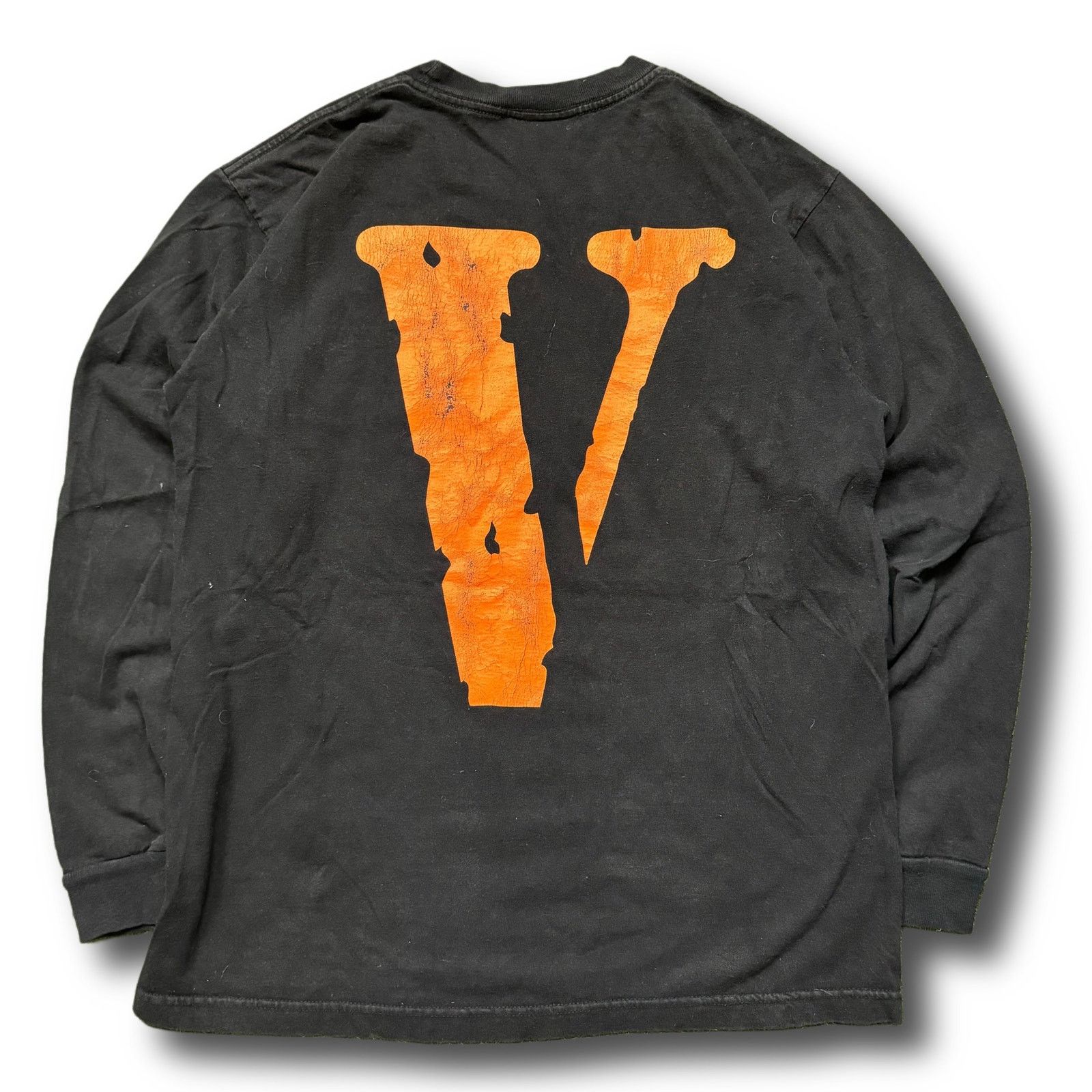 Vlone Vlone V-Friends Black Orange Playboi Carti Long Sleeve Shirt ...
