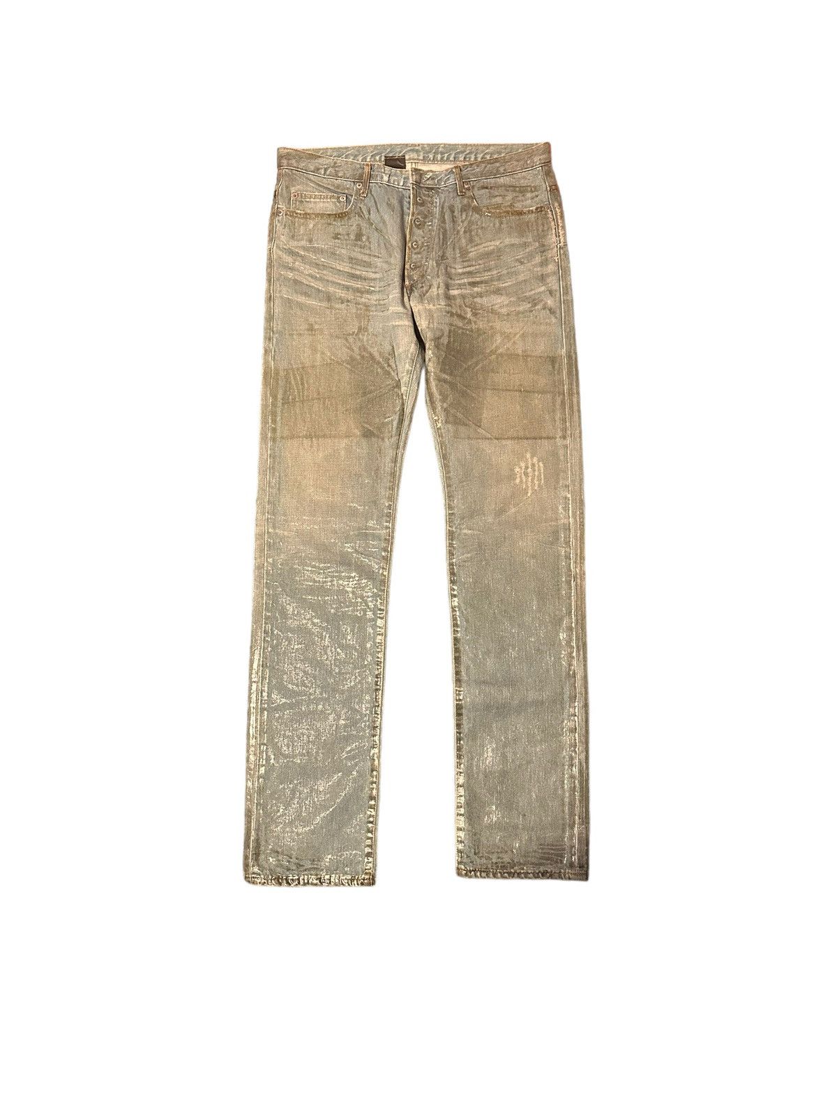 Dior Dior Homme SS04 “Bleu Claire / Ice Strip” Denim | Grailed