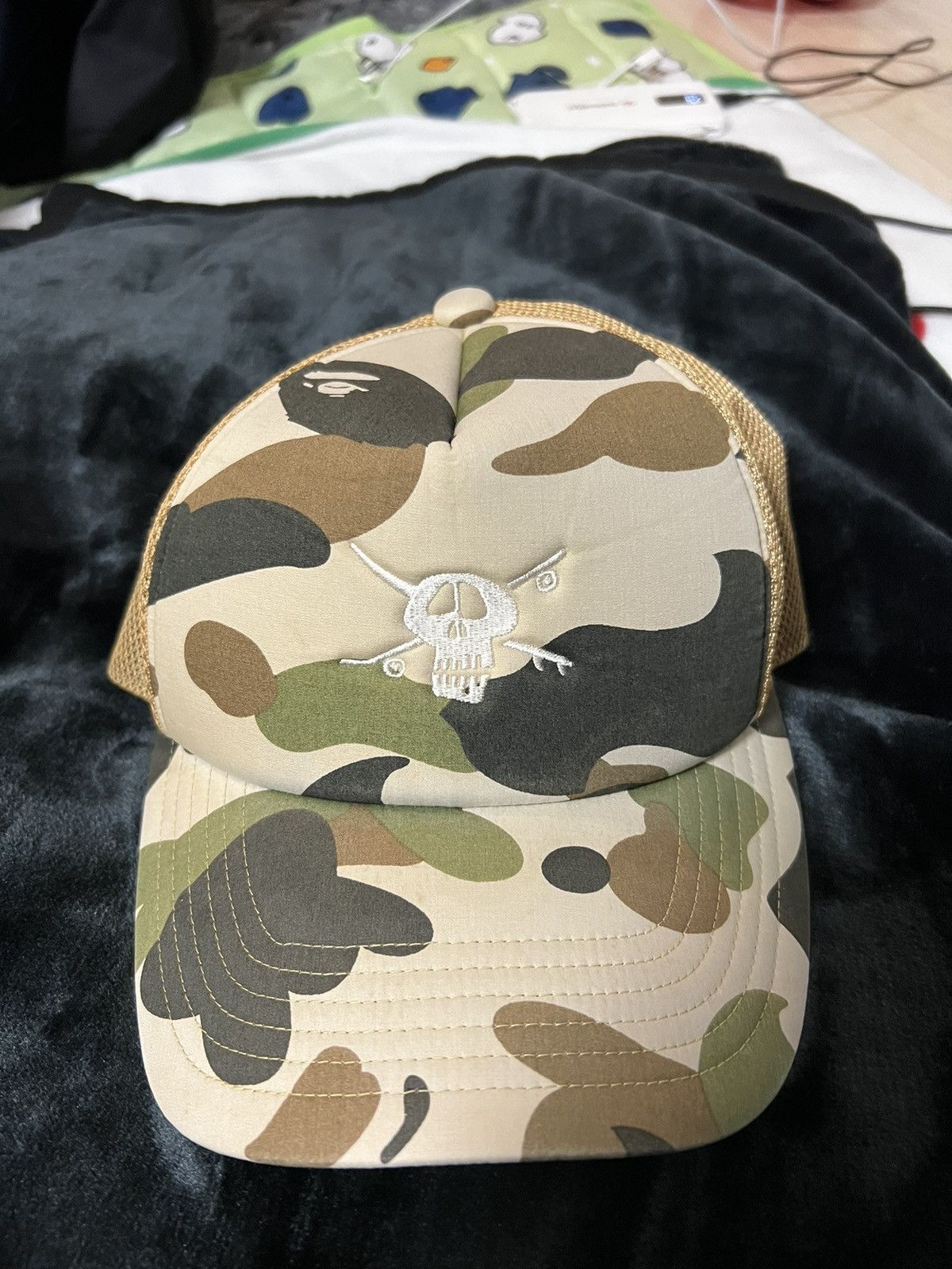 Bape Stussy x Bape hat vintage snapback | Grailed