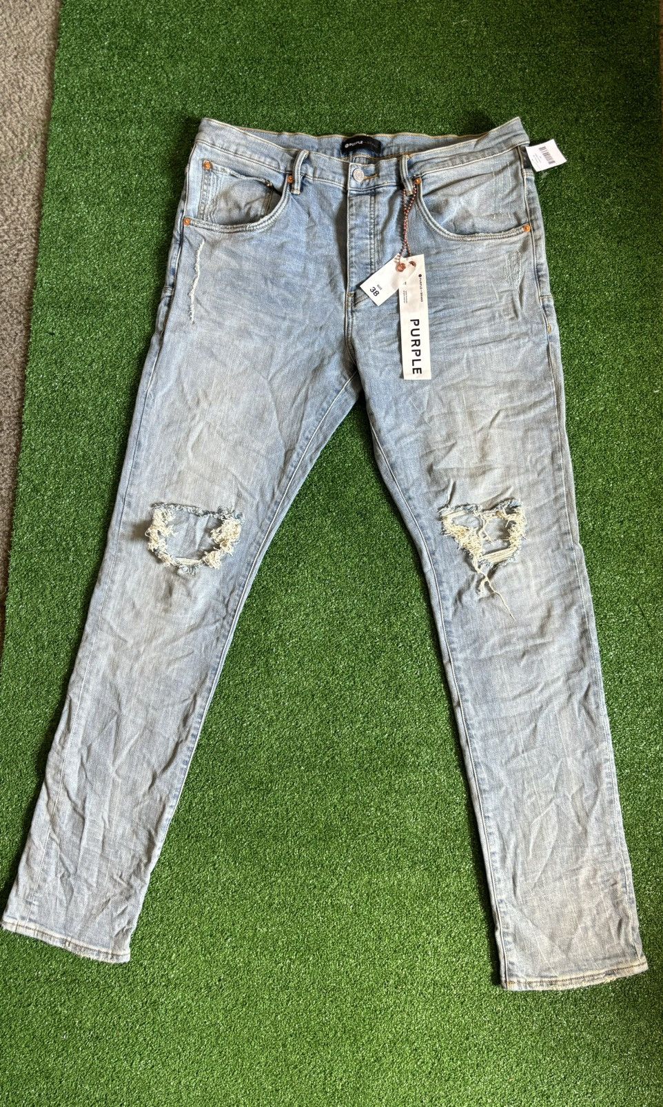 Purple Brand Purple Brand P002 Light Indigo Jeans | Grailed