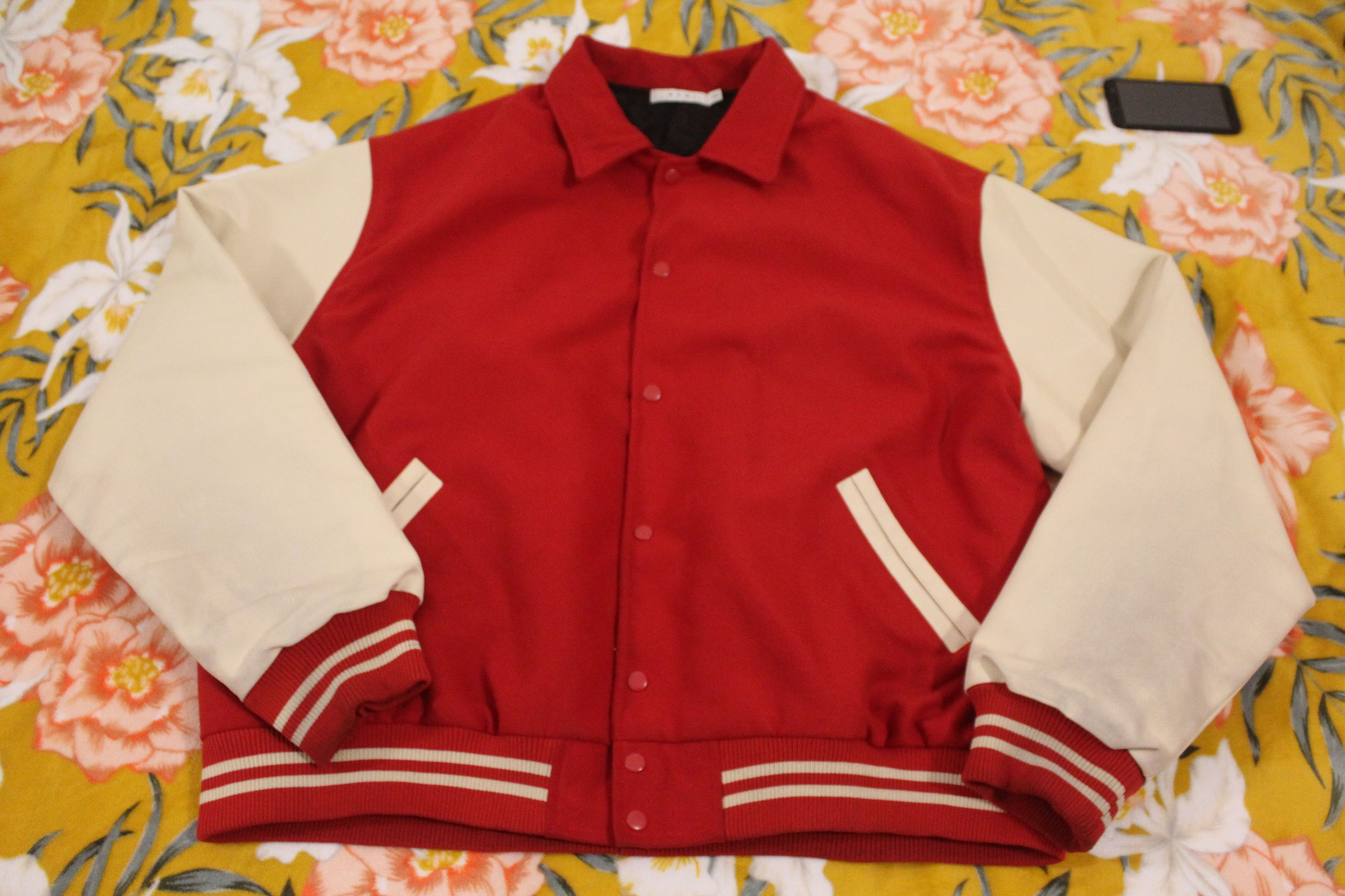 MNML COLLARED VARSITY JACKET | Grailed