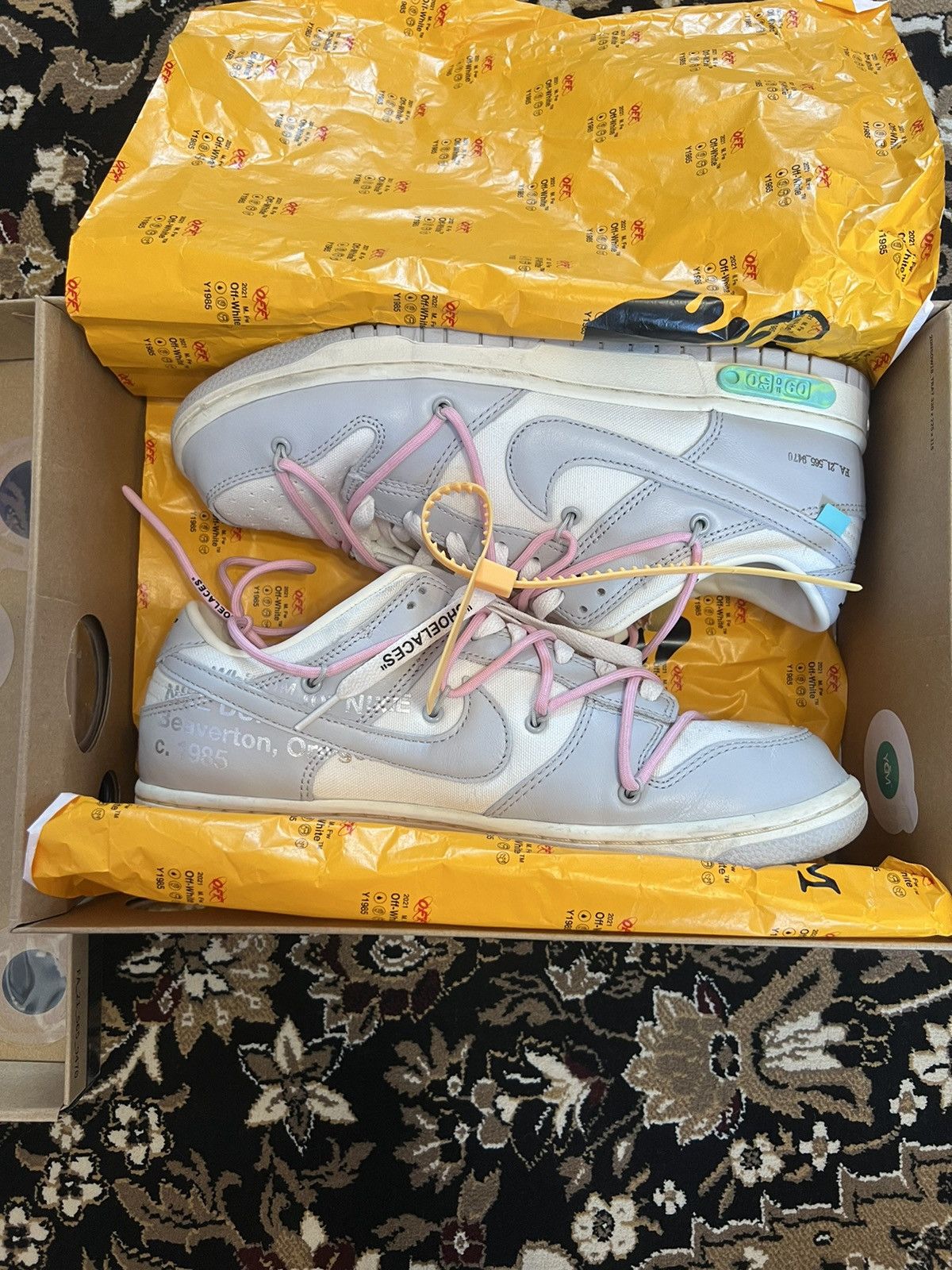 Nike Off White Dunks Lot 09 | Grailed
