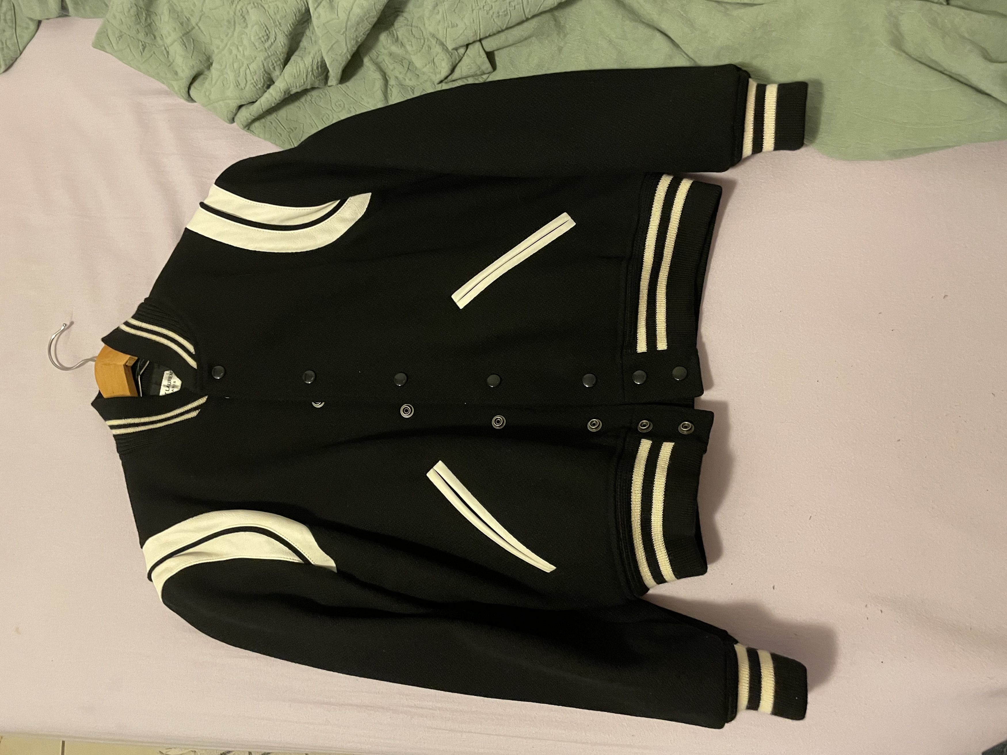 Saint Laurent Paris SLP Classic Wool Teddy Jacket | Grailed