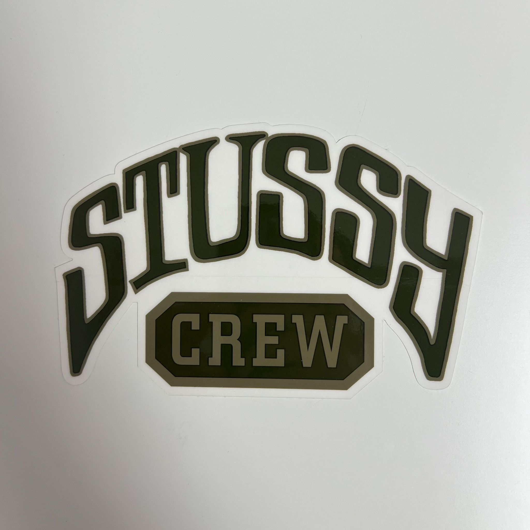 Stussy Stussy Crew Sticker Green | Grailed
